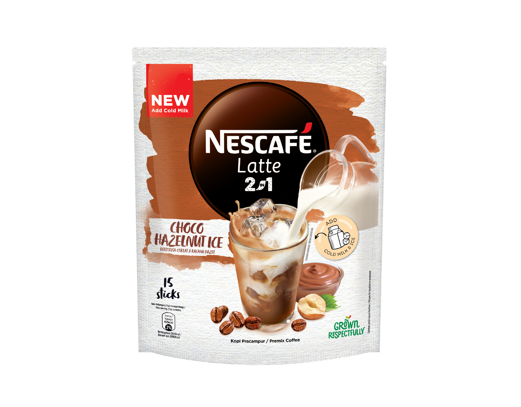 Nescafe Latte 2-In-1 Choco Hazelnut Ice | myaeon2go