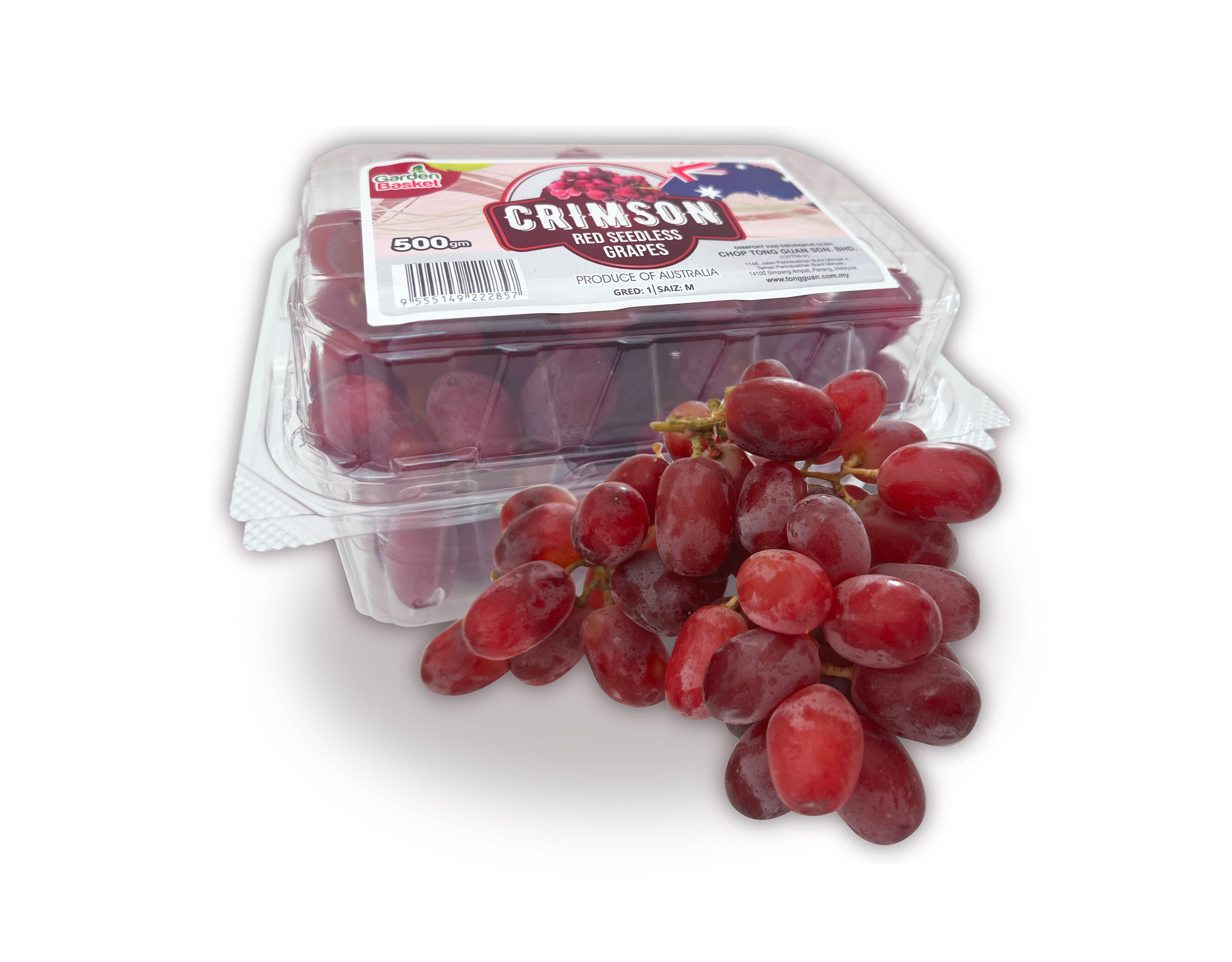 Garden Basket Australia Crimson Red Seedless Grapes | myaeon2go