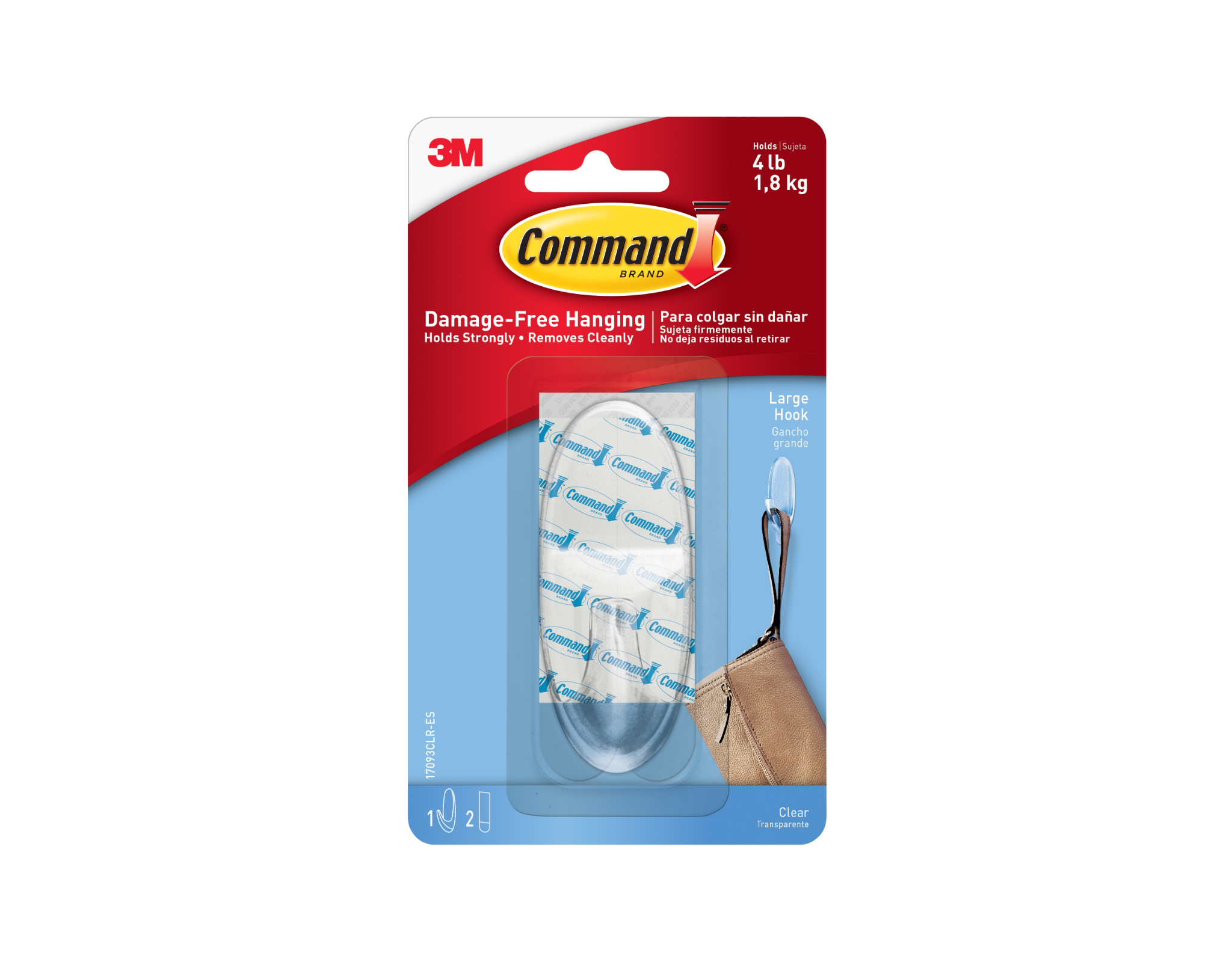 3M Command Large Clear Hook | myaeon2go