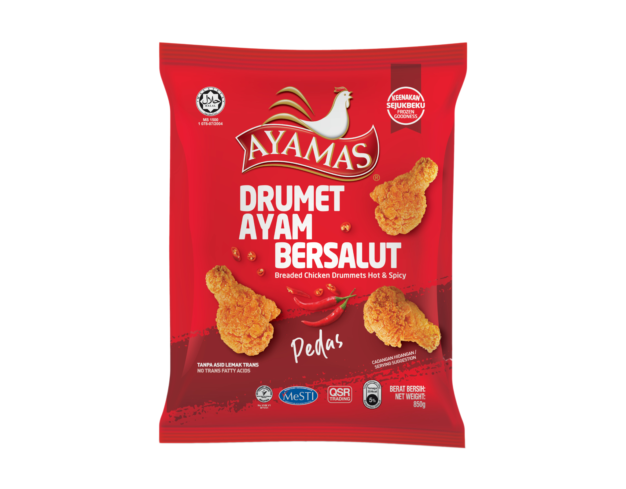 Ayamas Chicken Drummet Hot & Spicy, 850 g - Hot & Spicy