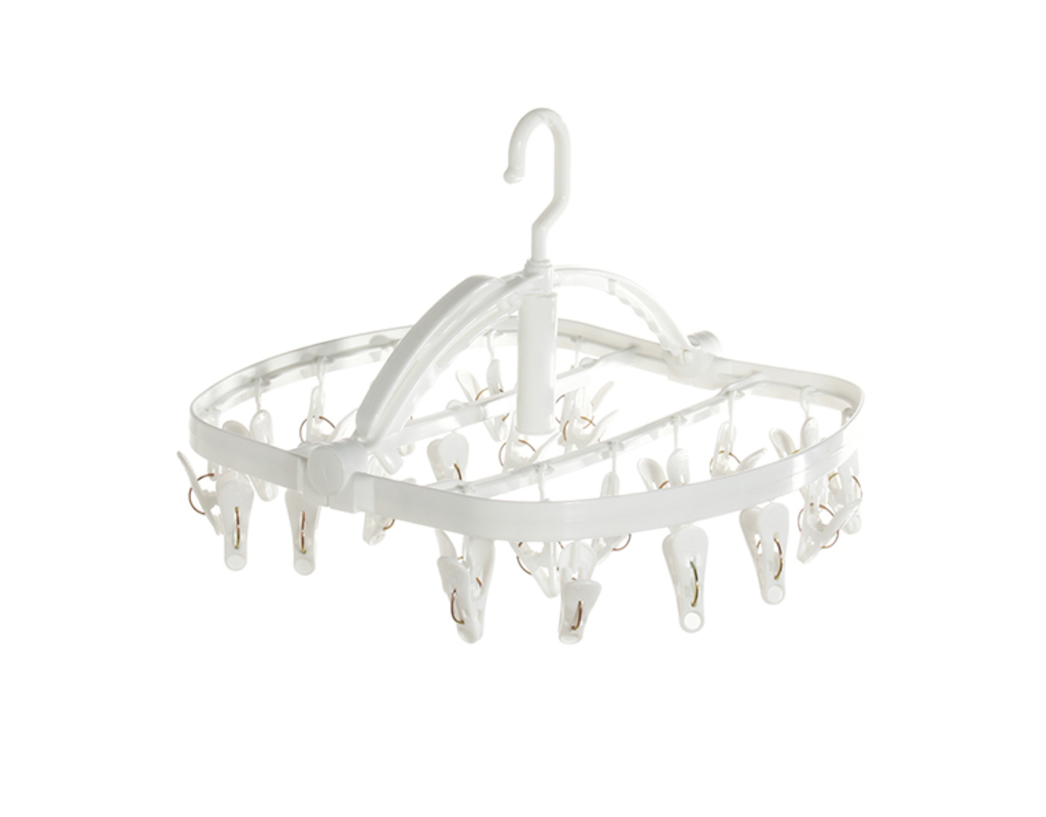 Home Coordy Indoor Foldable Square Hanger 24 Pinch (HC-STOH49-AT172-24P ...