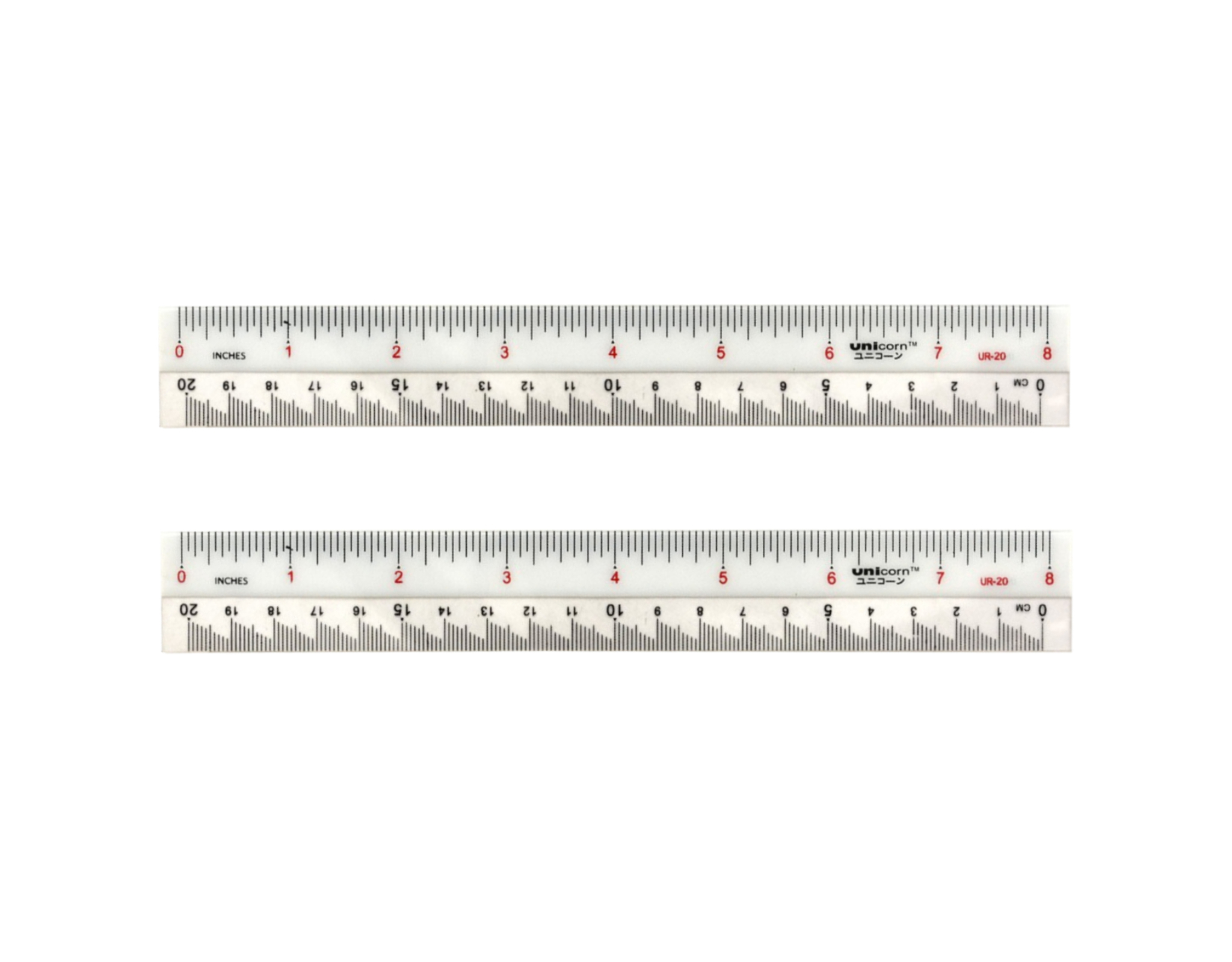 Unicorn Plastic Straight Ruler (UHR-15) | myaeon2go