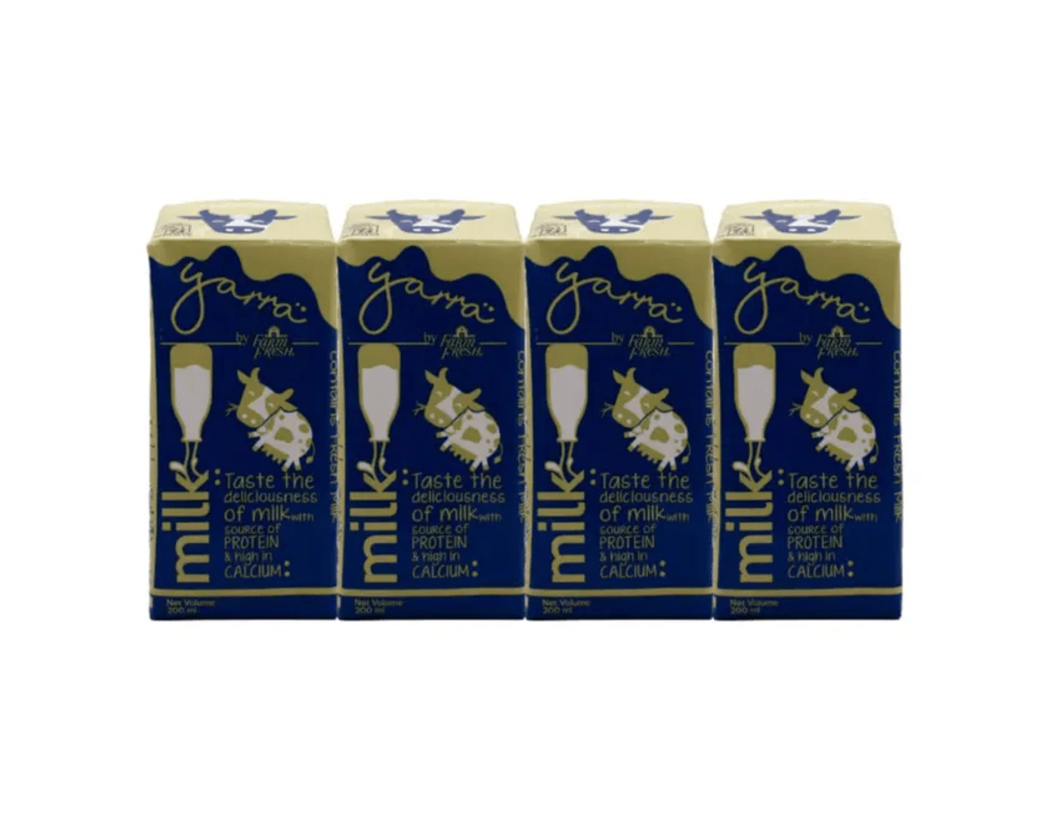 Farm Fresh Yarra Full Cream Milk 4x200ml – High Protein
