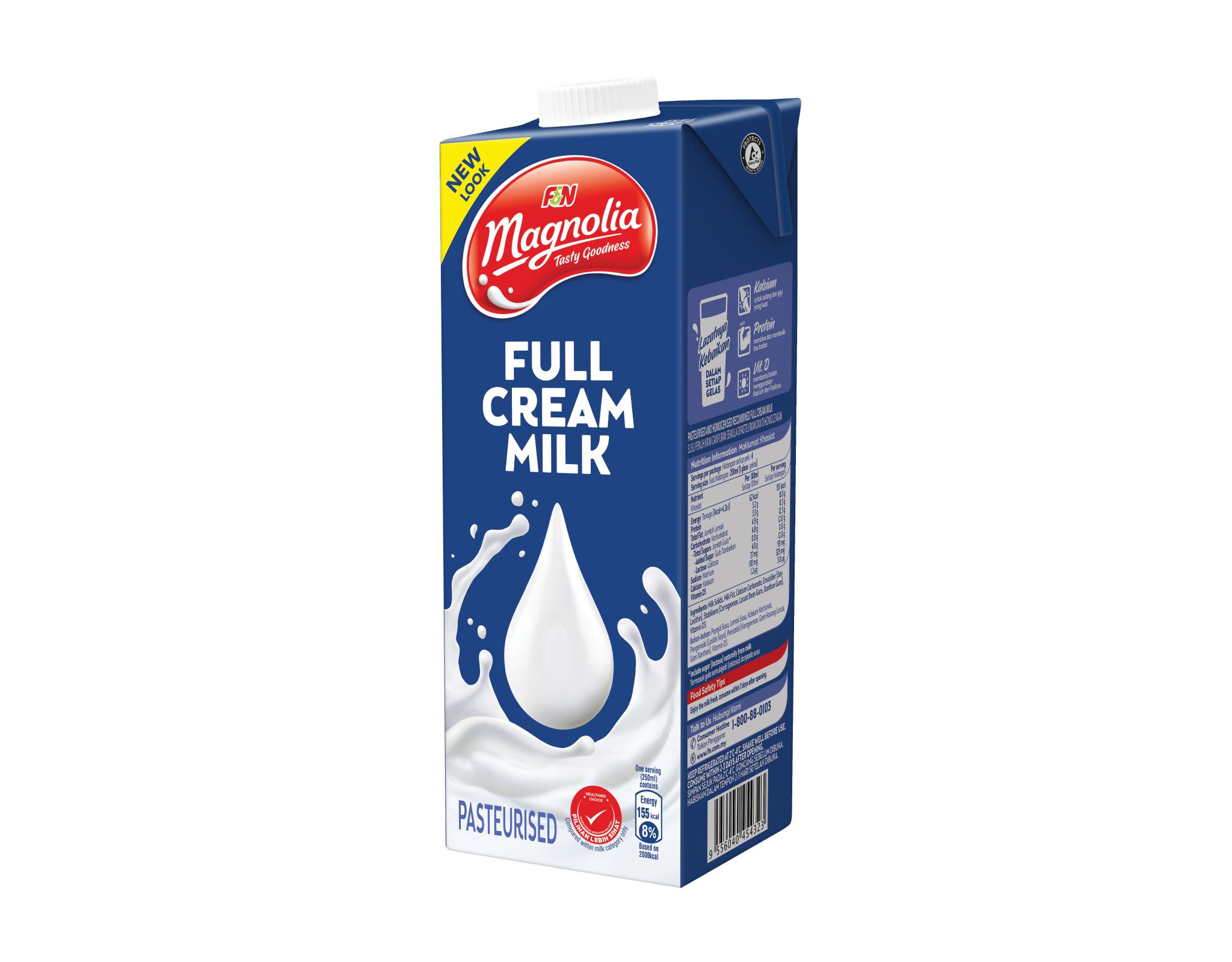 Magnolia UHT Full Cream, 1 liter - High Calcium Milk