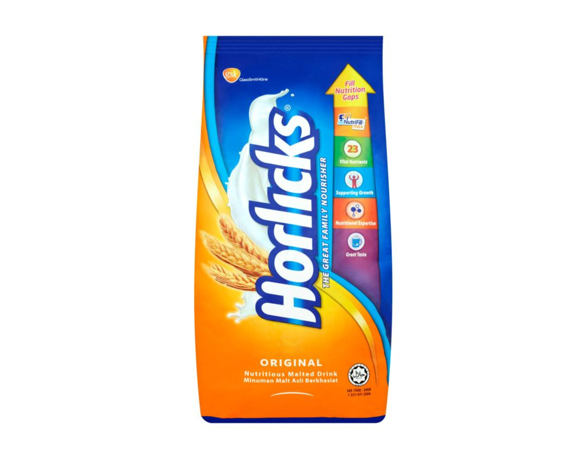 Horlicks Malt Soft Pouch, 900g - Essential Nutrients