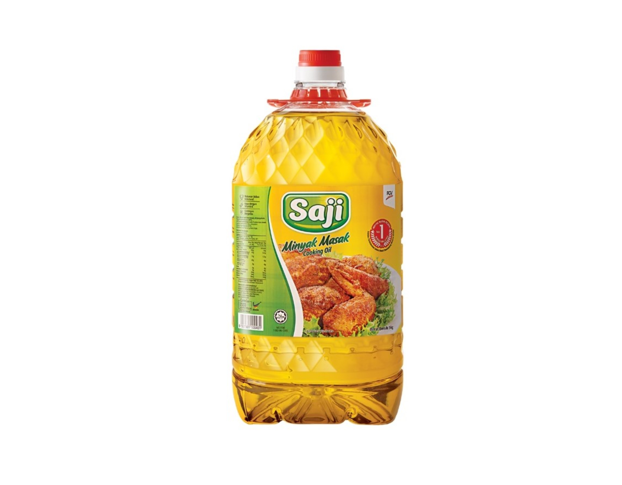 Saji Cooking Oil - Premium Quality RBD Palm Olein, No Choles