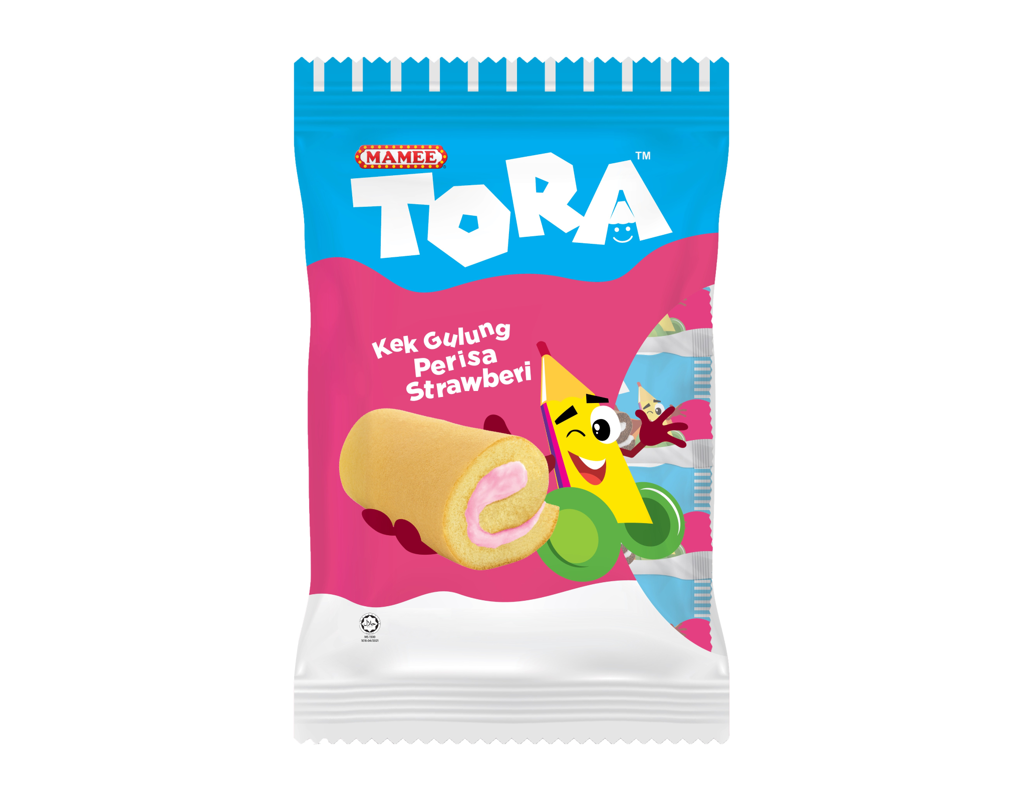 Mamee Tora Swiss Roll Strawberry With Toys | myaeon2go