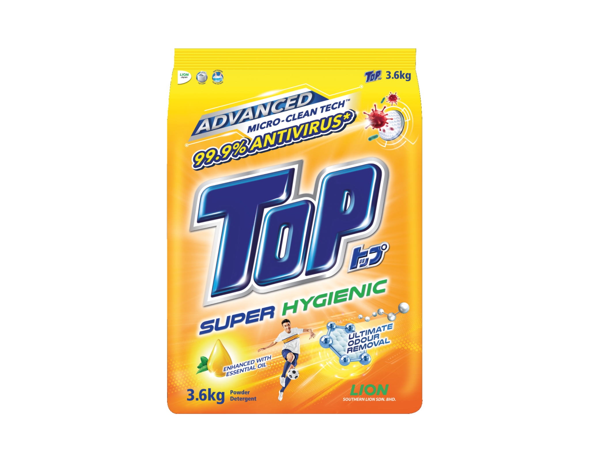 Top Hygienic 3.6kg - Blue Marine Whitening