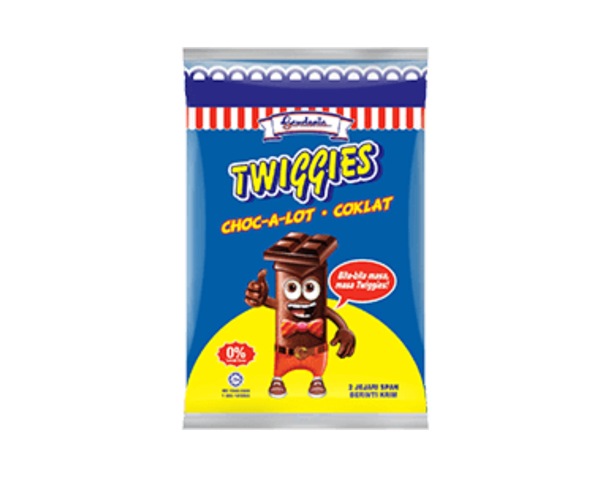 Gardenia Choc-A-Lot Twiggies 76g – Choc Sponge Snack