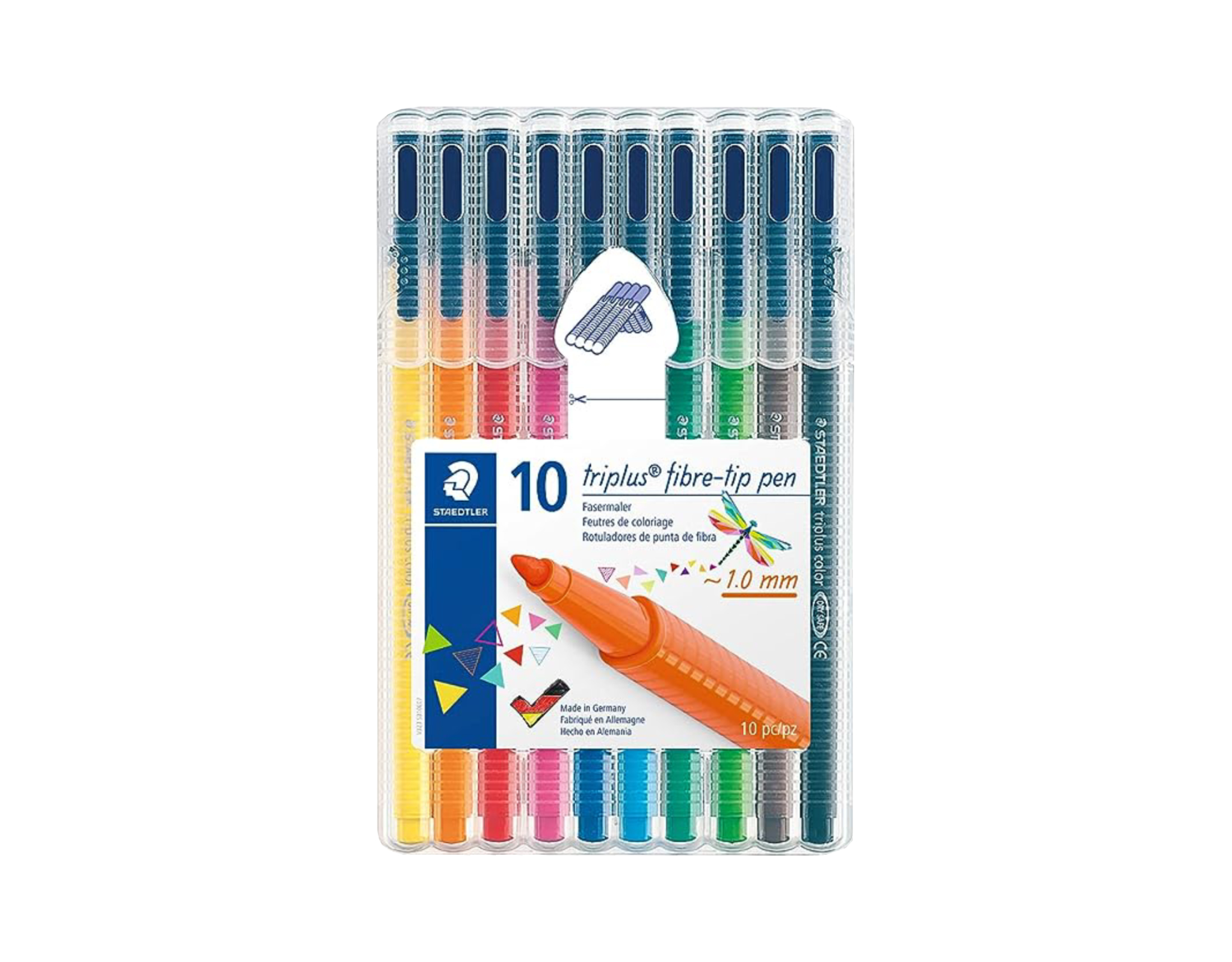 Staedtler Triplus Fibre Tip Pen Set Pack Of 10 | myaeon2go