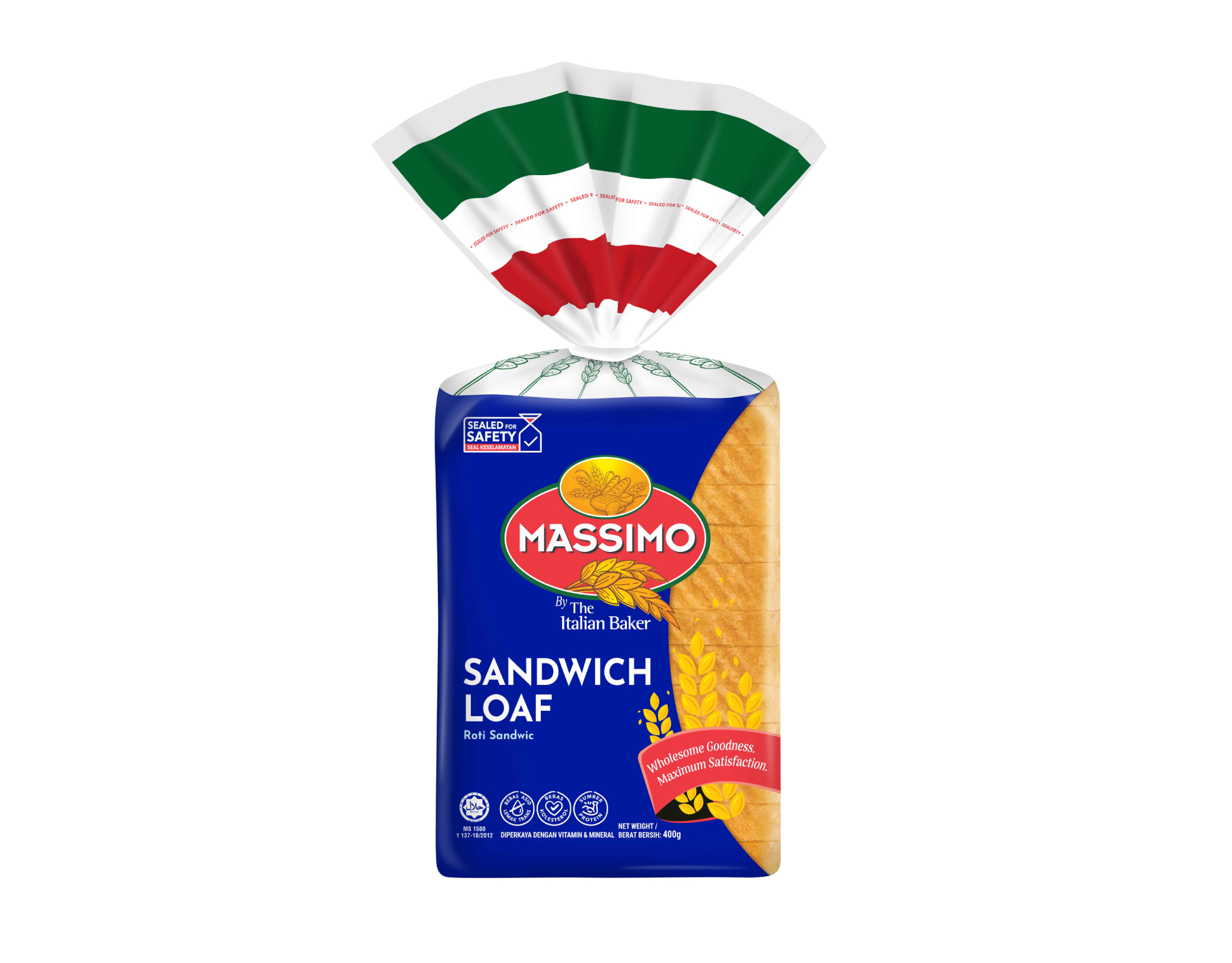 Massimo White Sandwich Loaf, 400g - Soft & Fluffy
