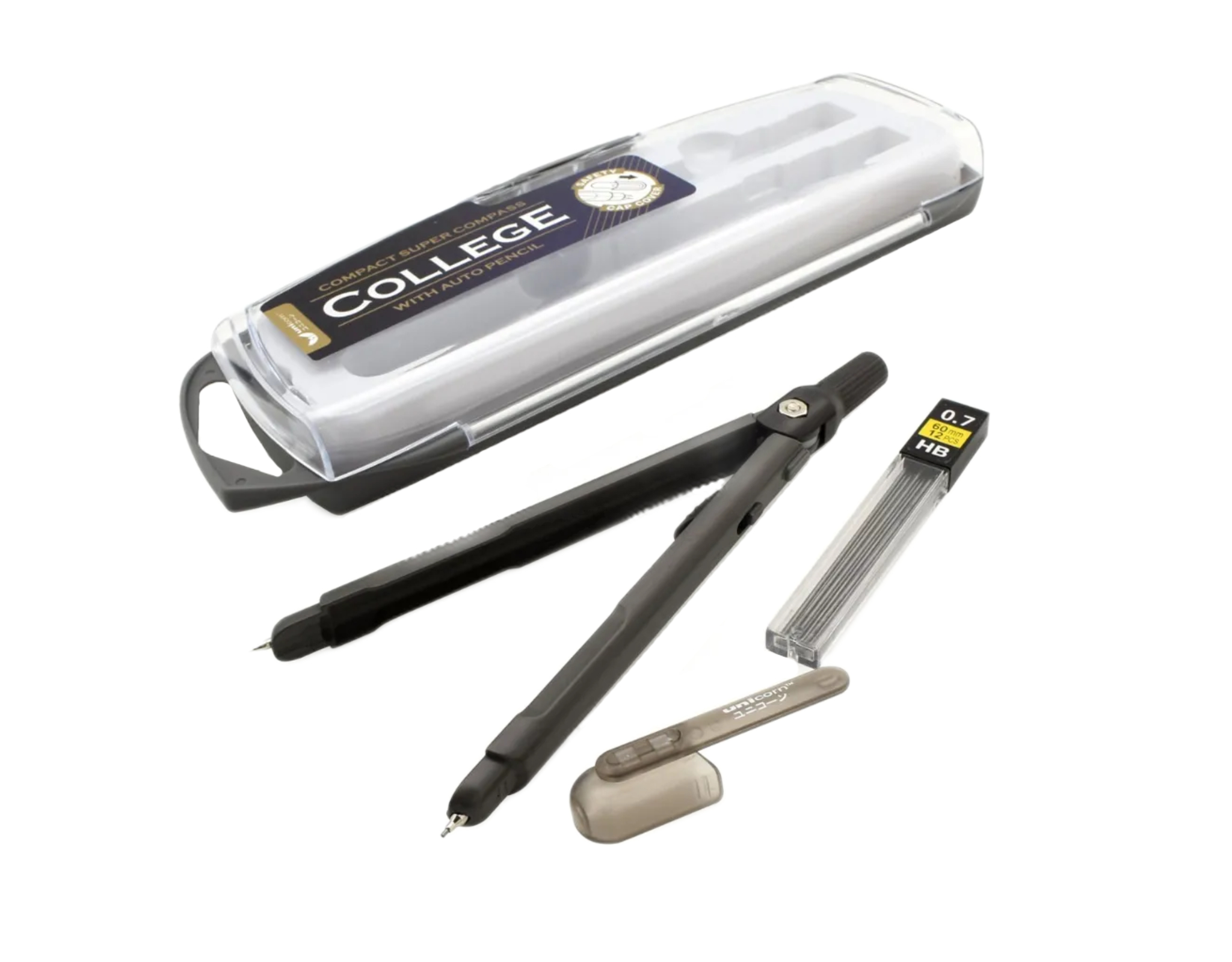 Unicorn Super Compass With 0.7mm Auto Pencil (USC-2525) | myaeon2go