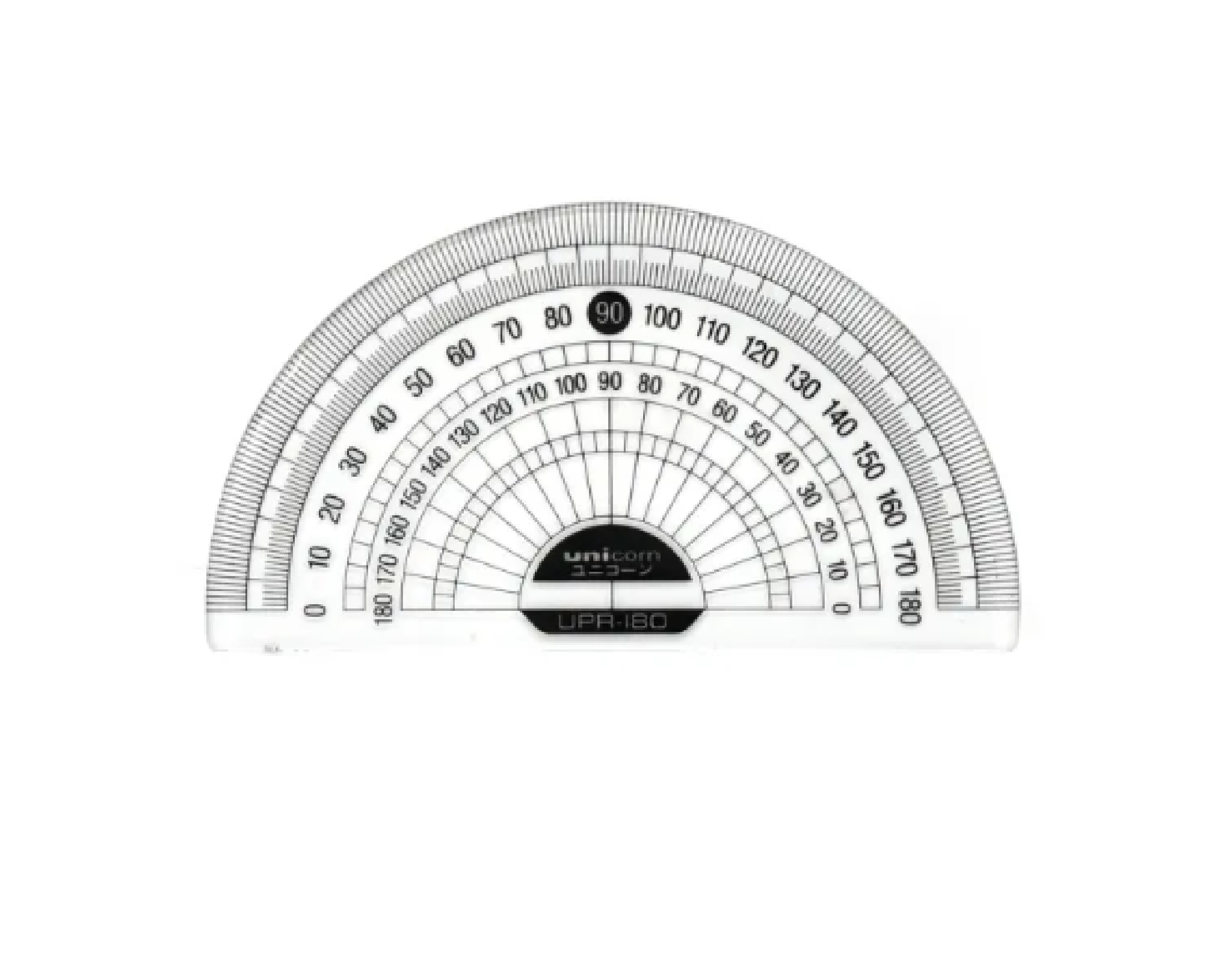 Unicorn 180 Degree Protractor Ruler (UPR-180) | myaeon2go