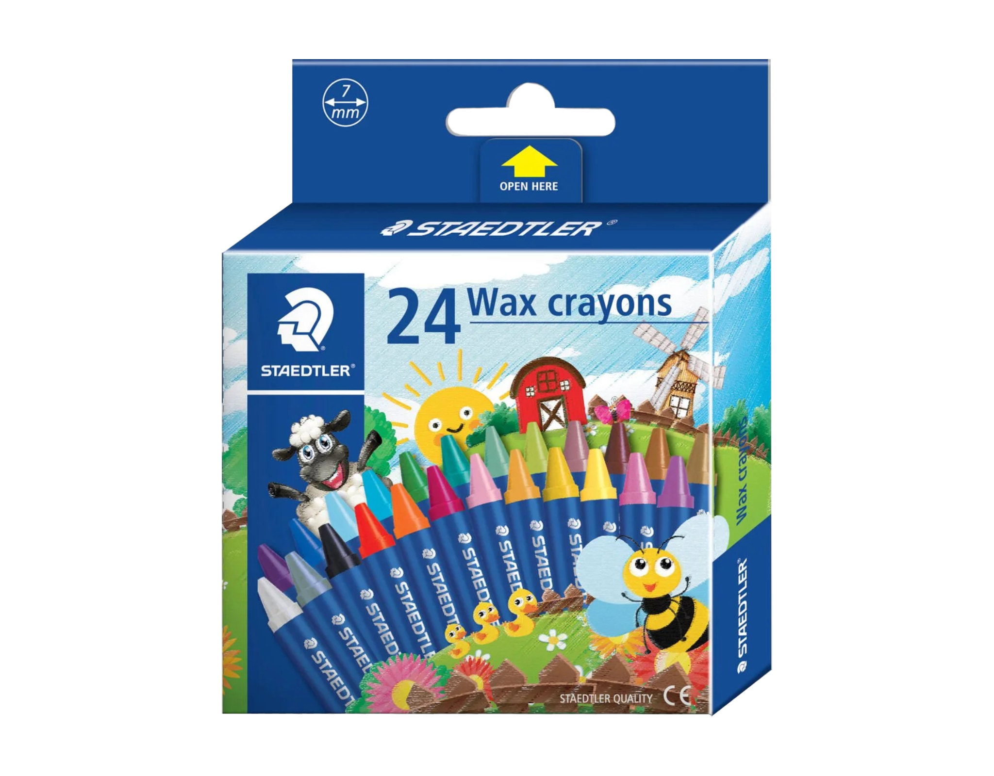 Staedtler Jumbo Wax Crayon 24 Colours | myaeon2go