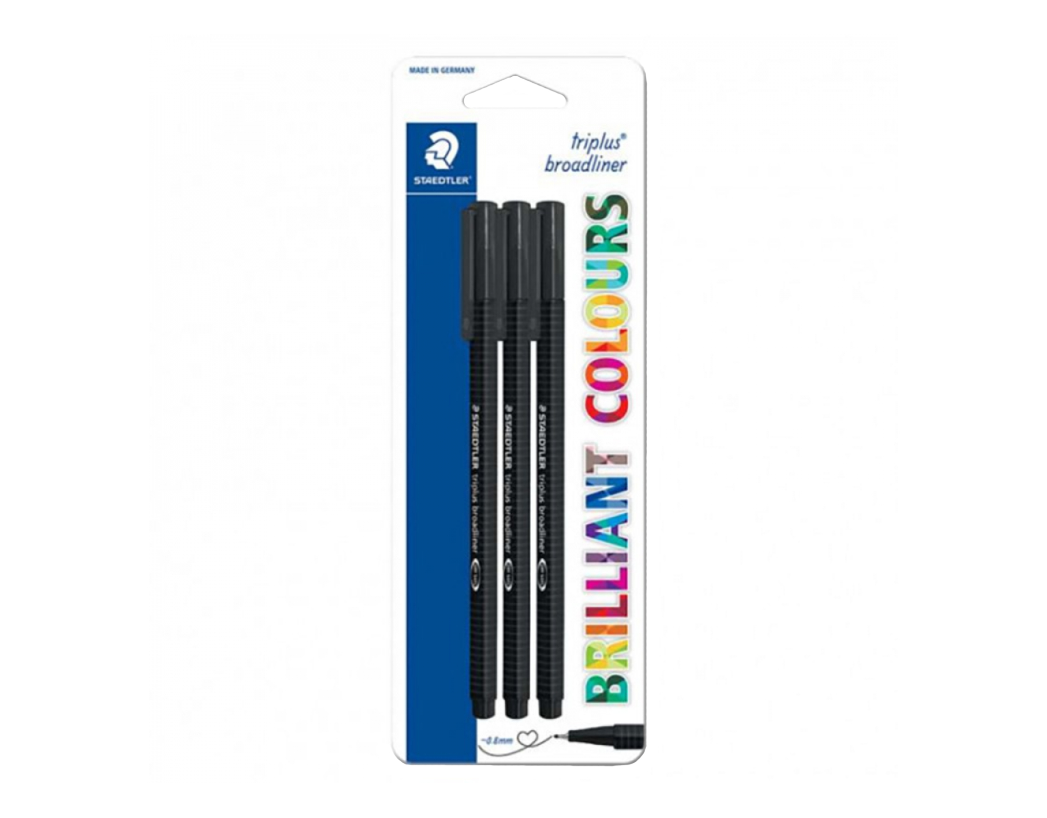 Staedtler Triplus Broadliner 0.8mm Black | myaeon2go