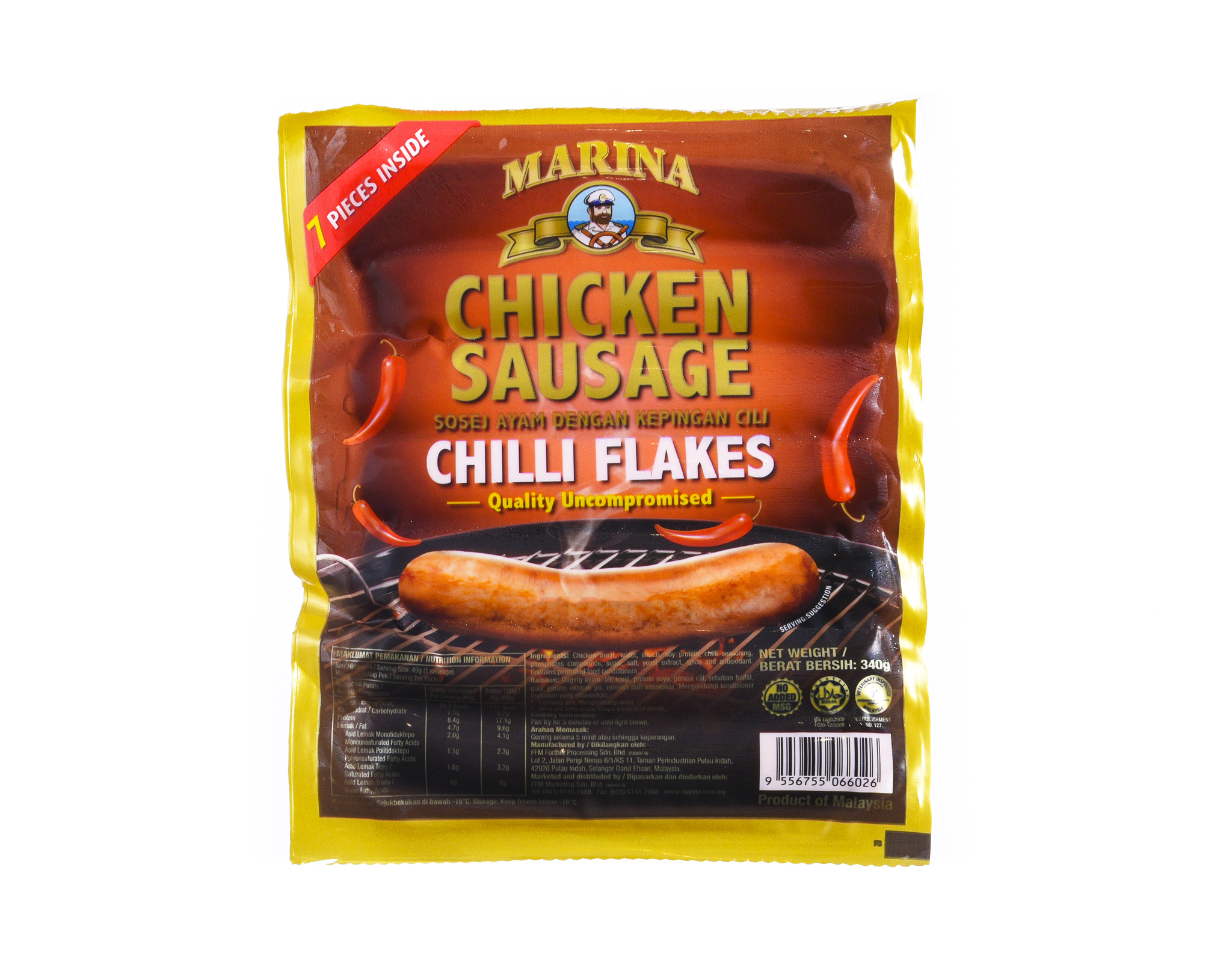 Marina Chicken Sausage With Chilli Flakes | myaeon2go
