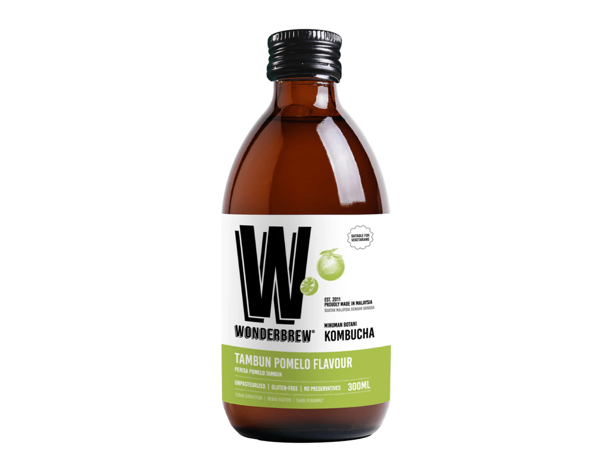 Wonder Brew Handcrafted Kombucha Tambun Pomelo Flavour | myaeon2go