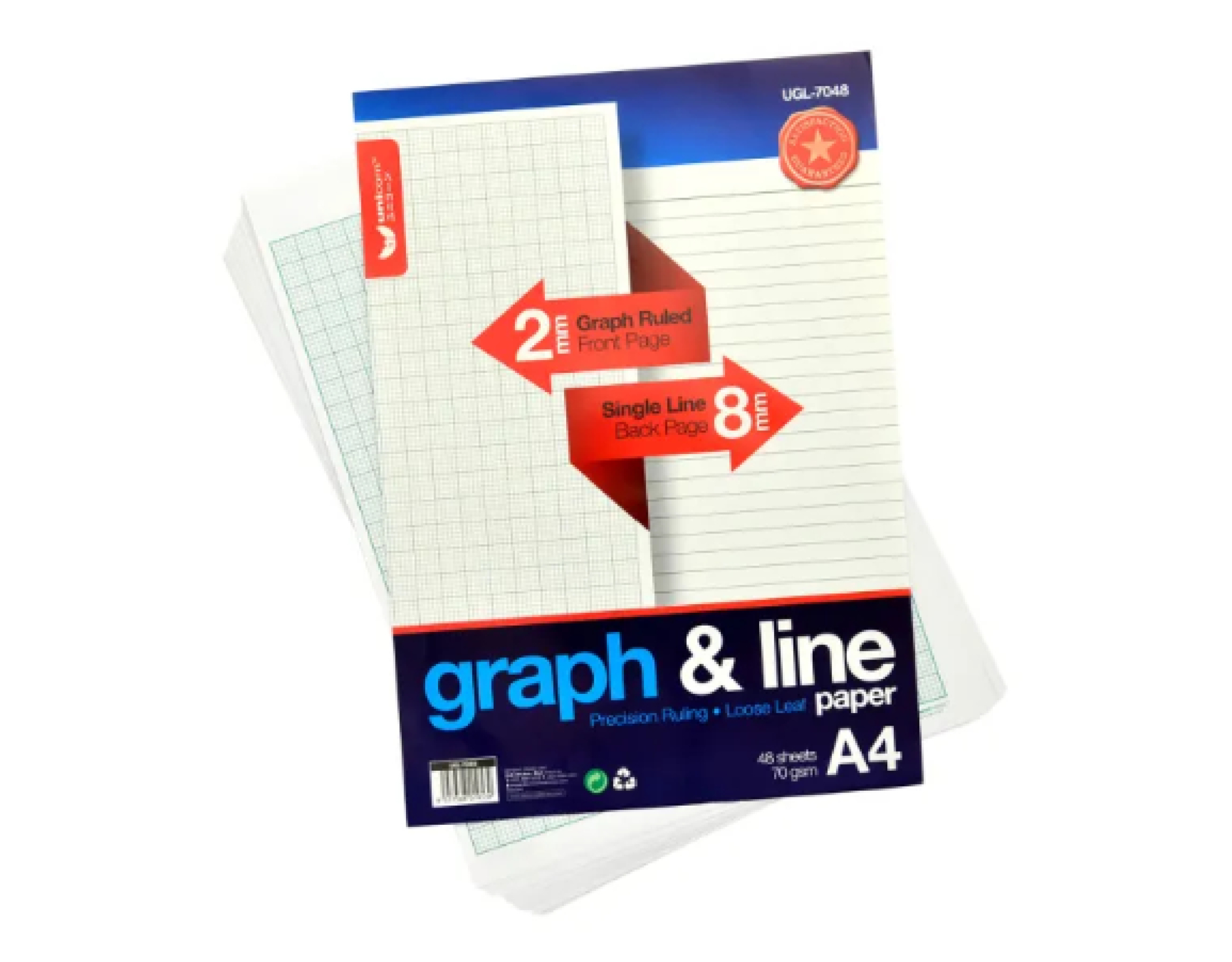 Unicorn A4 Graph & Line Paper 70gsm | myaeon2go