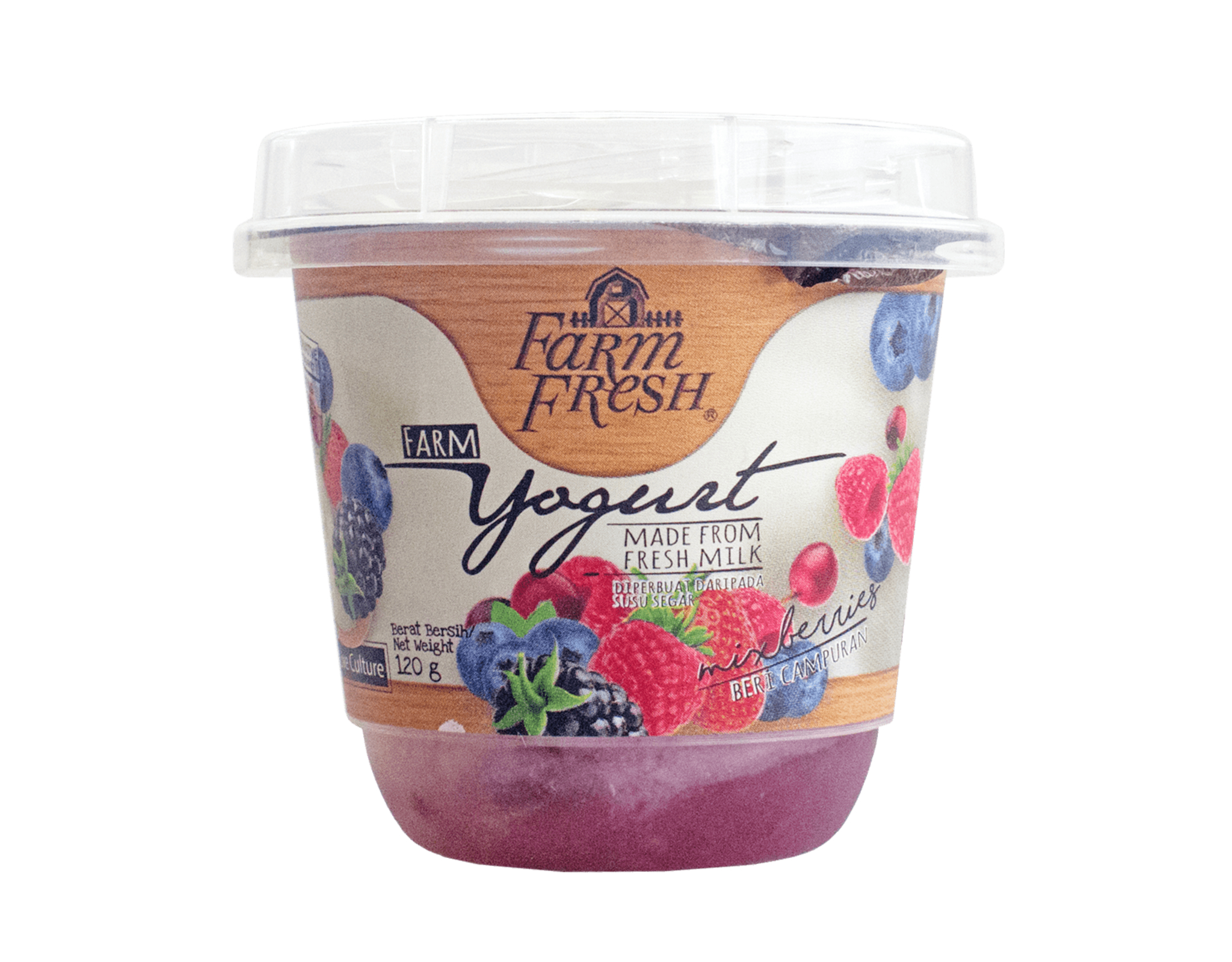 Farm Fresh Farm Yogurt Mixberries 120g Made from Fresh Milk
