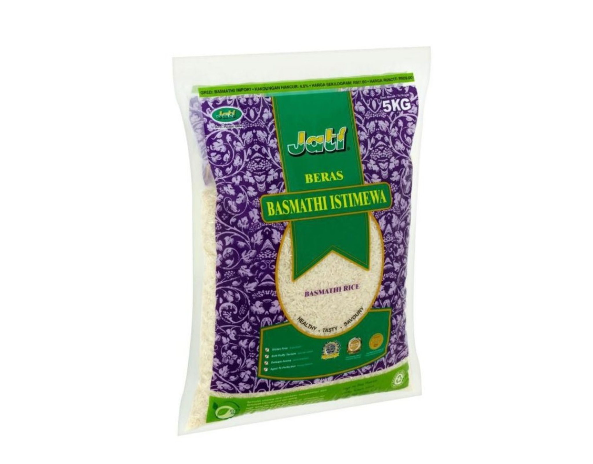 Jati Basmathi Istimewa, 5kg - Healthy, Tasty Rice