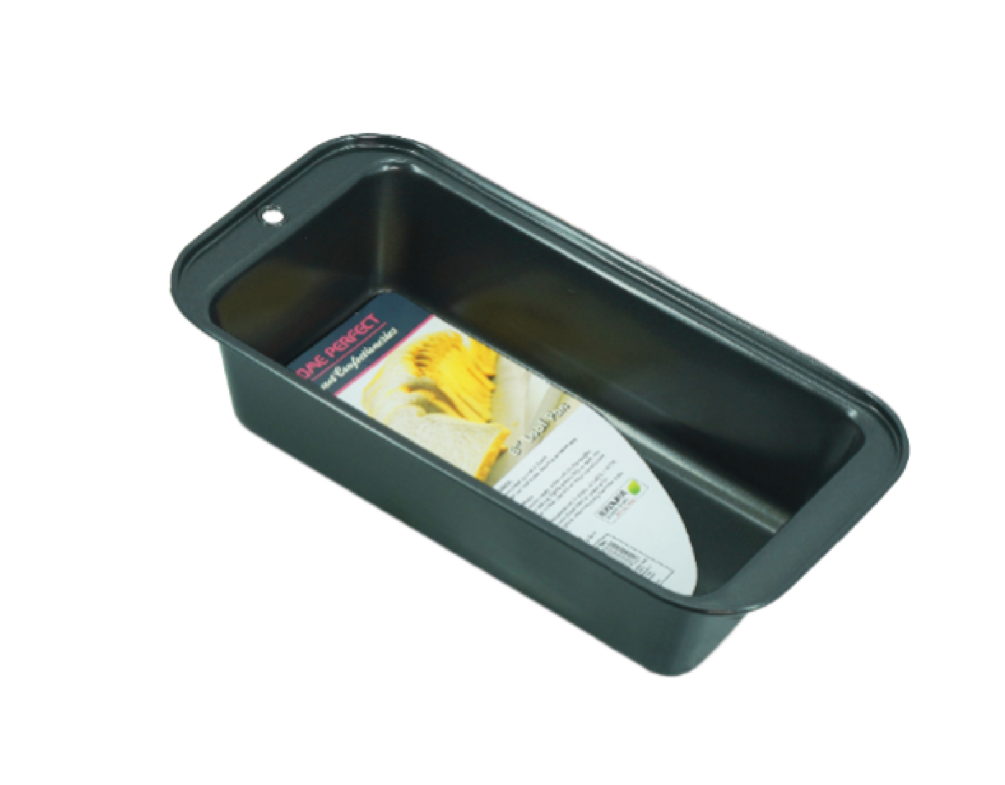 Home Perfect 8" Non-Stick Rectangular Loaf Pan BK-L08L | myaeon2go