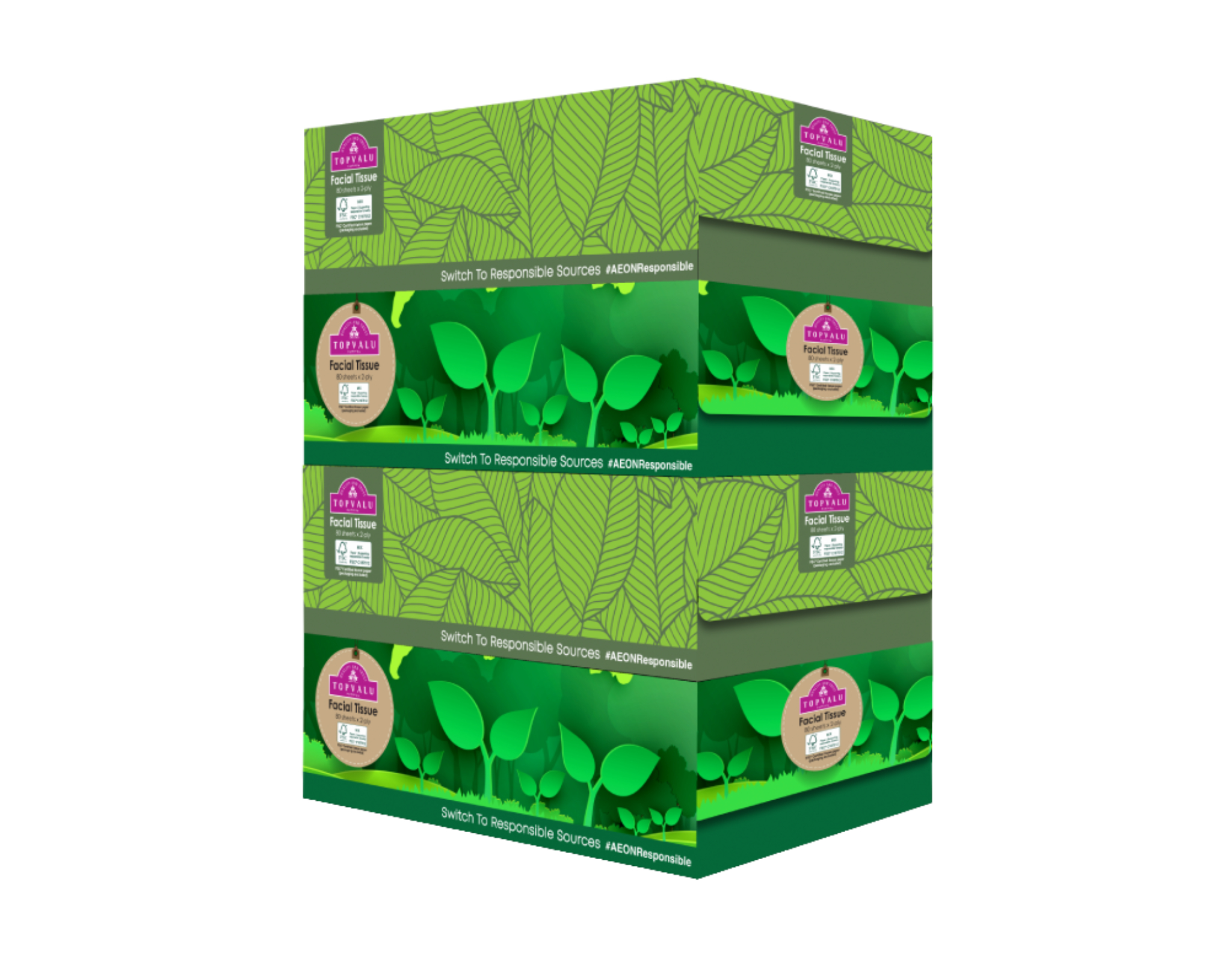 TOPVALU Facial Tissue | myaeon2go