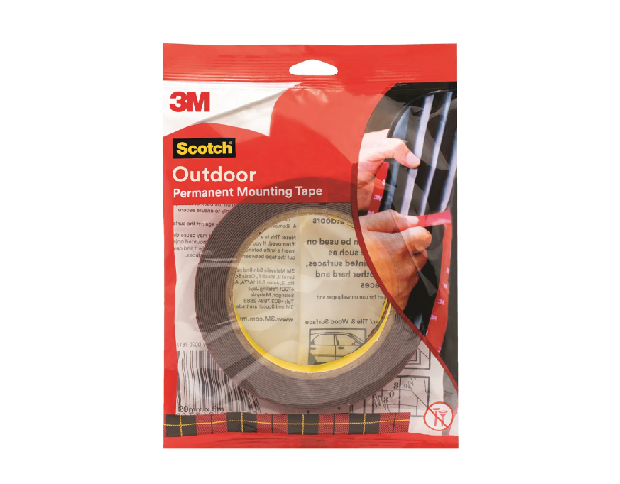 3M Scotch Outdoor Permanent Mounting Tape | myaeon2go
