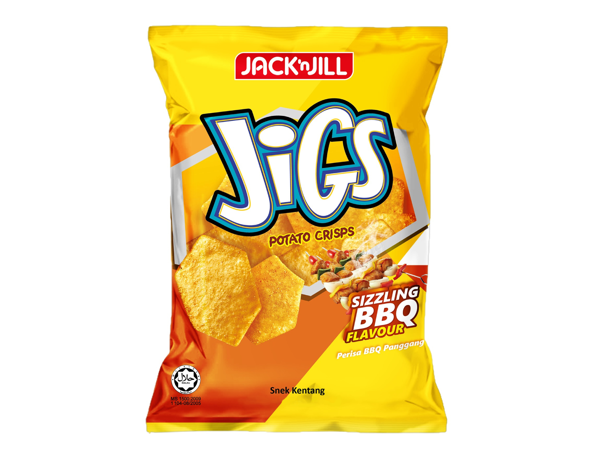 Jigs Potato Crisps Hot BBQ | myaeon2go