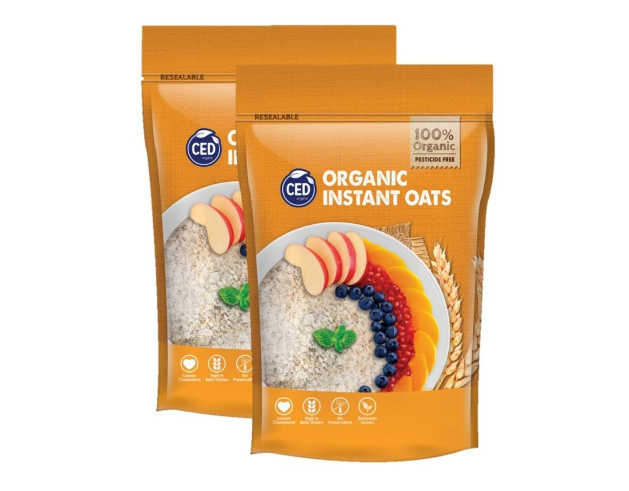CED Organic Instant Oats Twin Pack | myaeon2go