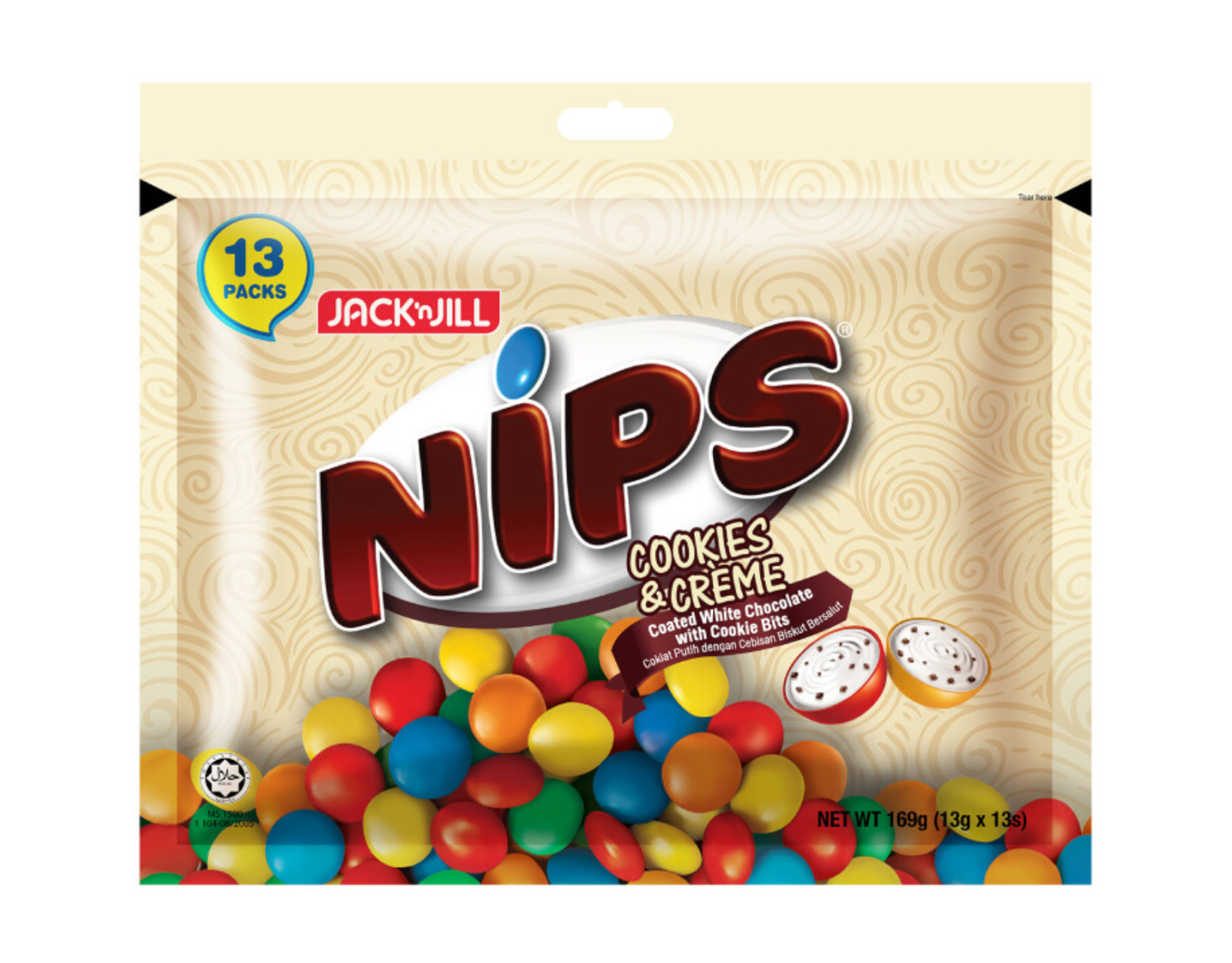 Nips Cookies & Cream Fun Pack | myaeon2go