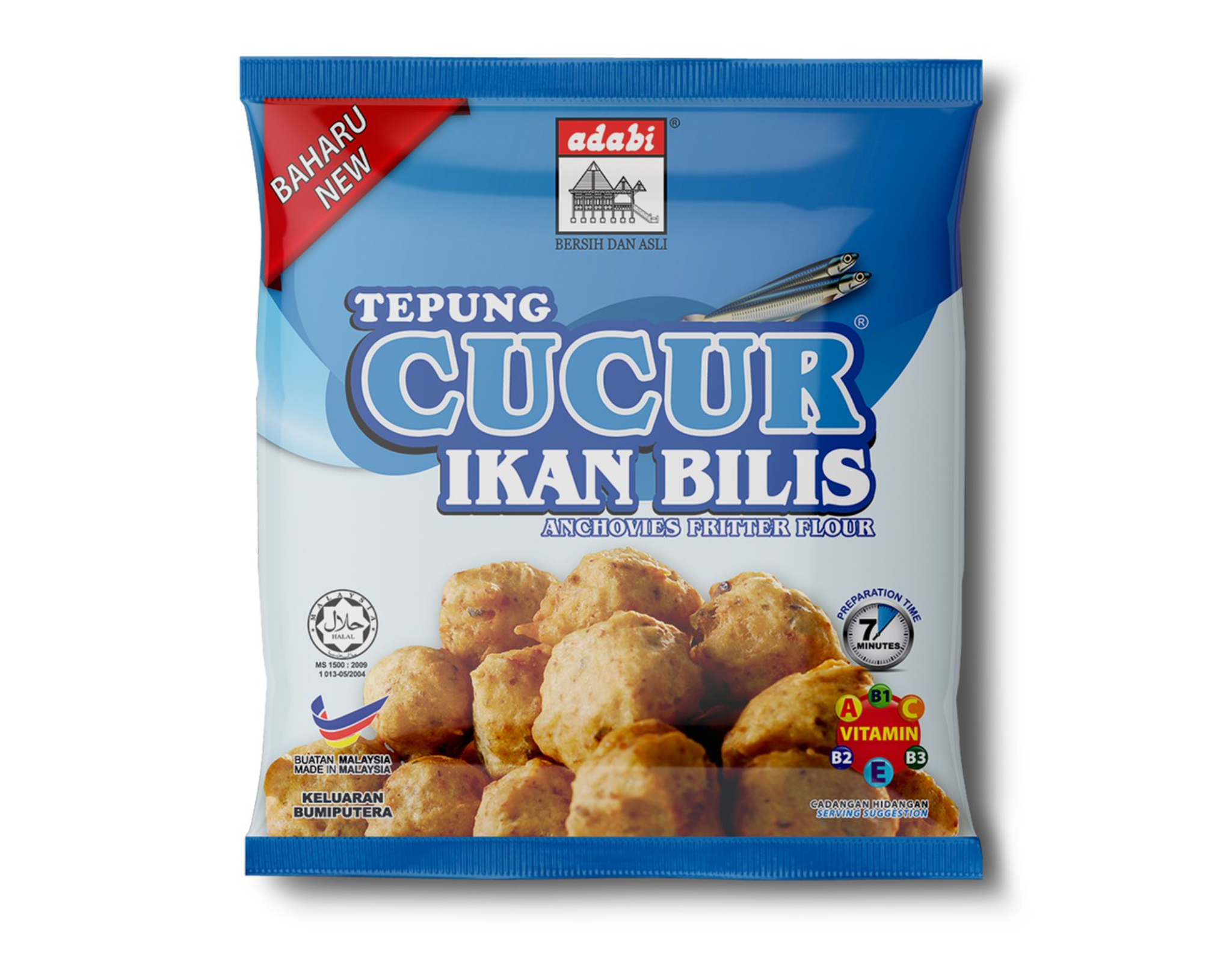 Adabi Tepung Cucur Ikan Bilis | myaeon2go