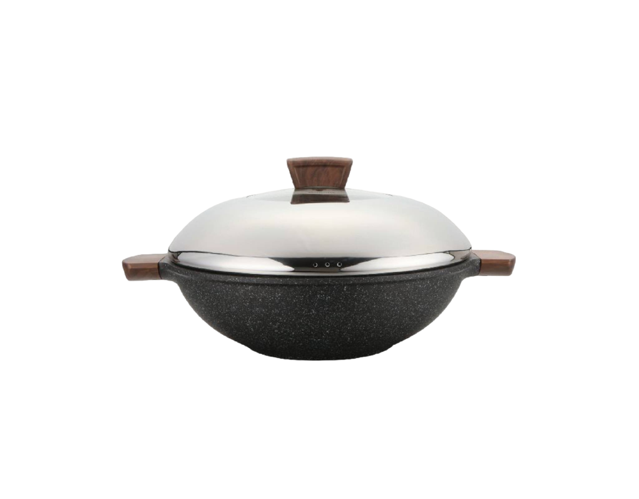 Shogun Granite Cookware Plus Covered Non-Stick Wok With Induction Heat ...