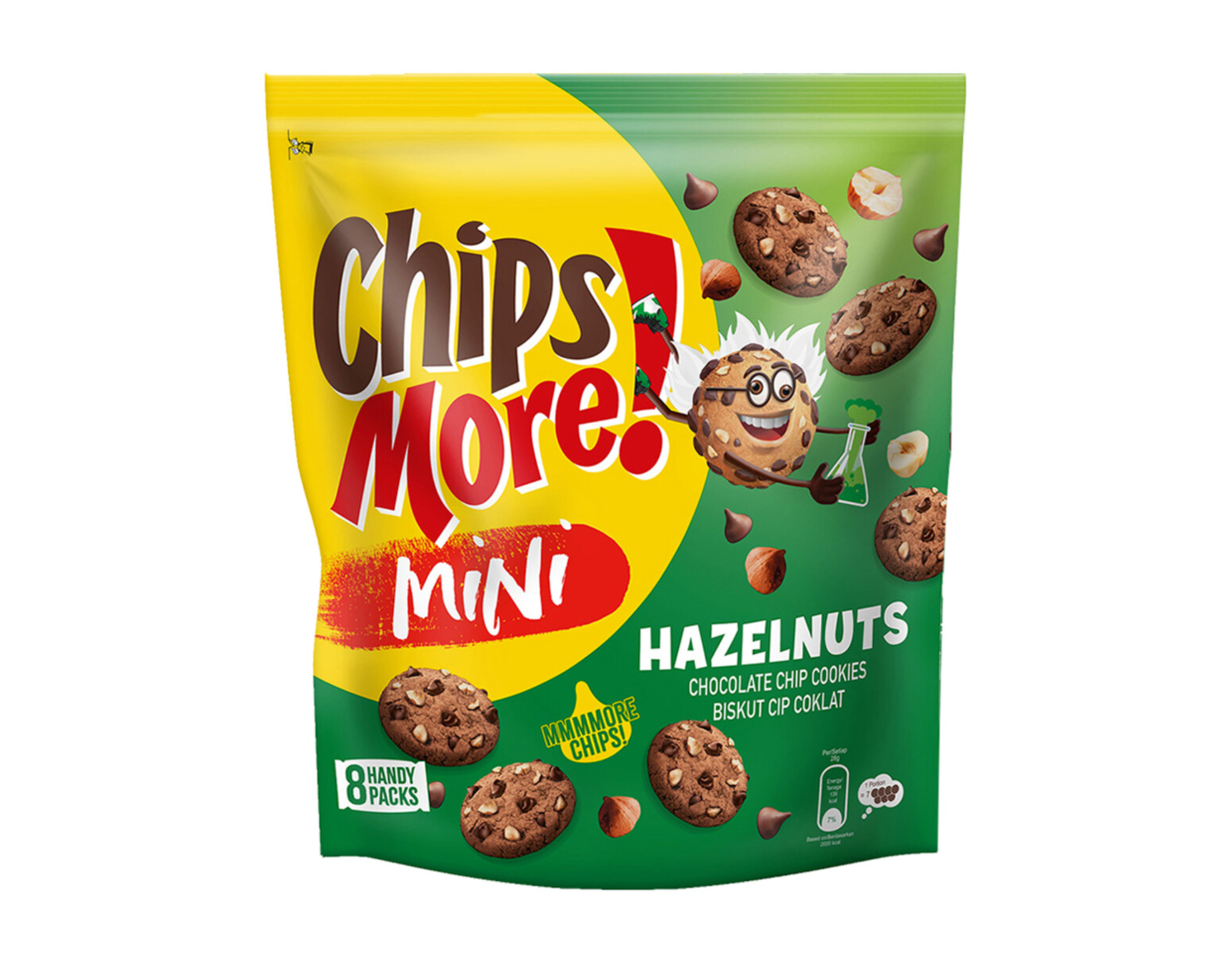Chipsmore Chocolate Chip Cookies Mini Hazelnut Handy Multipack | myaeon2go