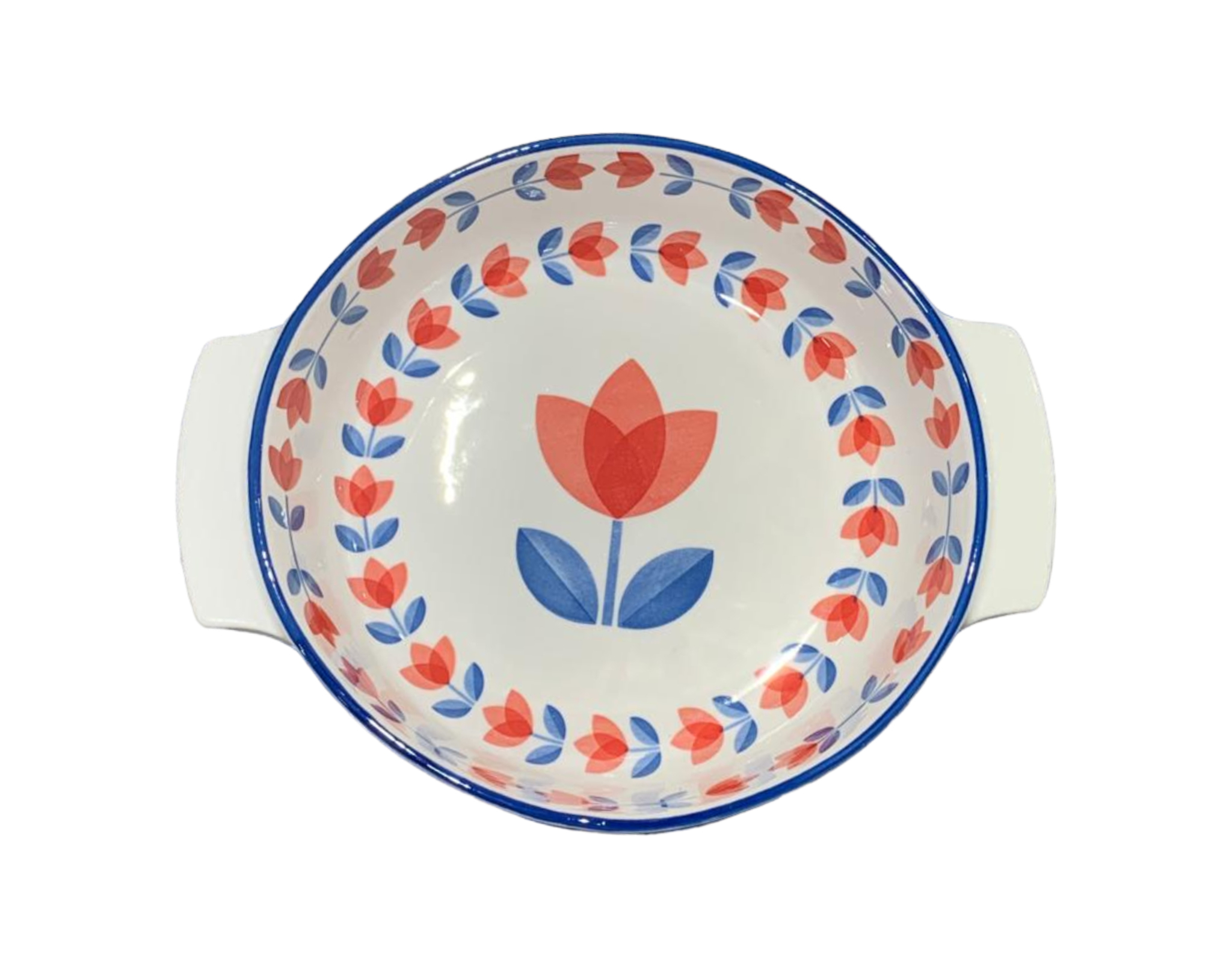 null Tulip Plate With Handle | myaeon2go
