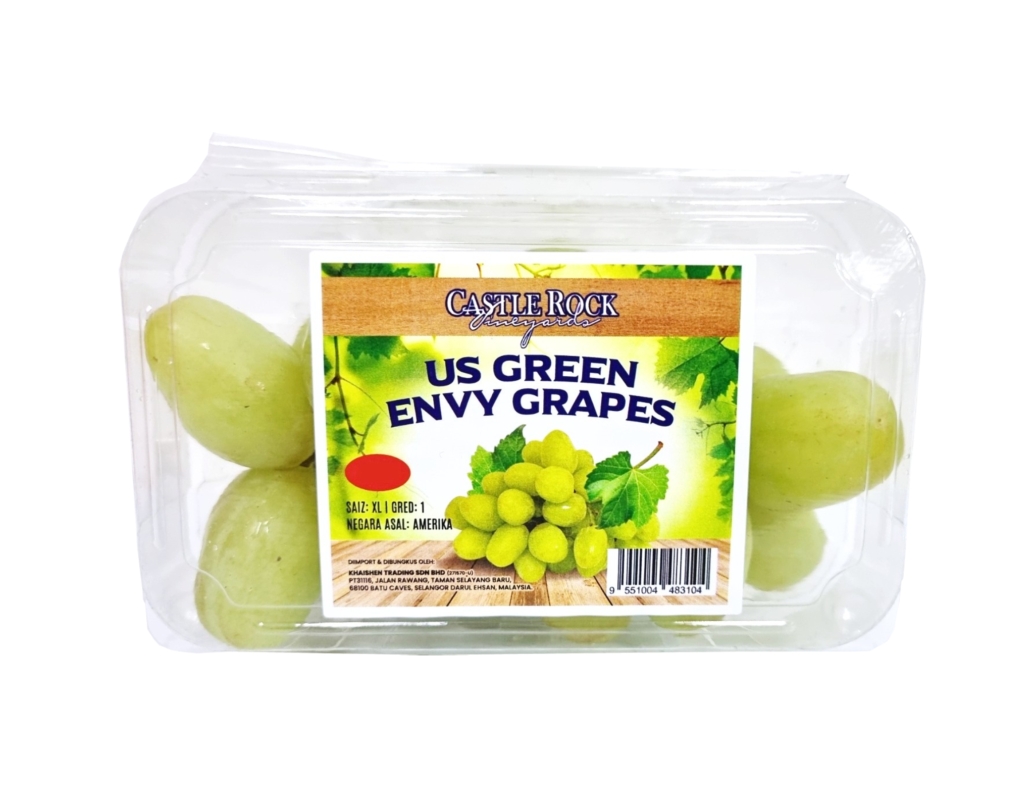 United States Green Envy Seedless Grapes | myaeon2go