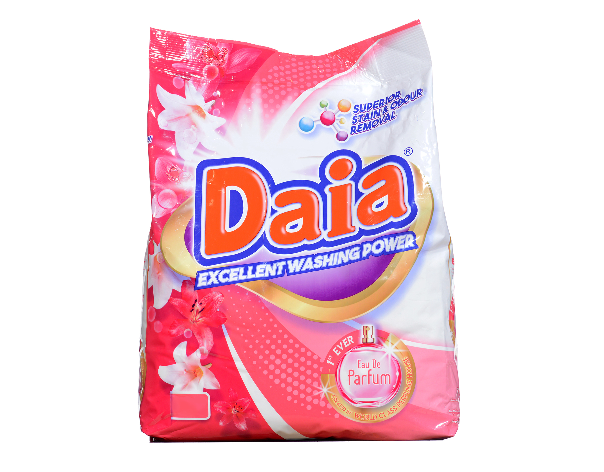 Daia Powder Detergent, 2.1 kg - Eau De Parfum Fragrance
