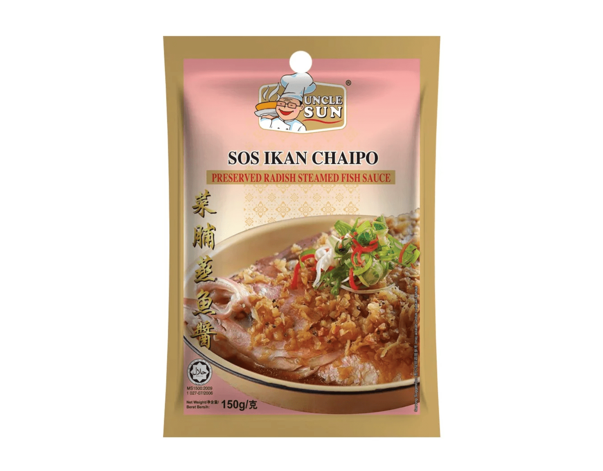 Uncle Sun Preserved Radish Steamed Fish Sauce | myaeon2go