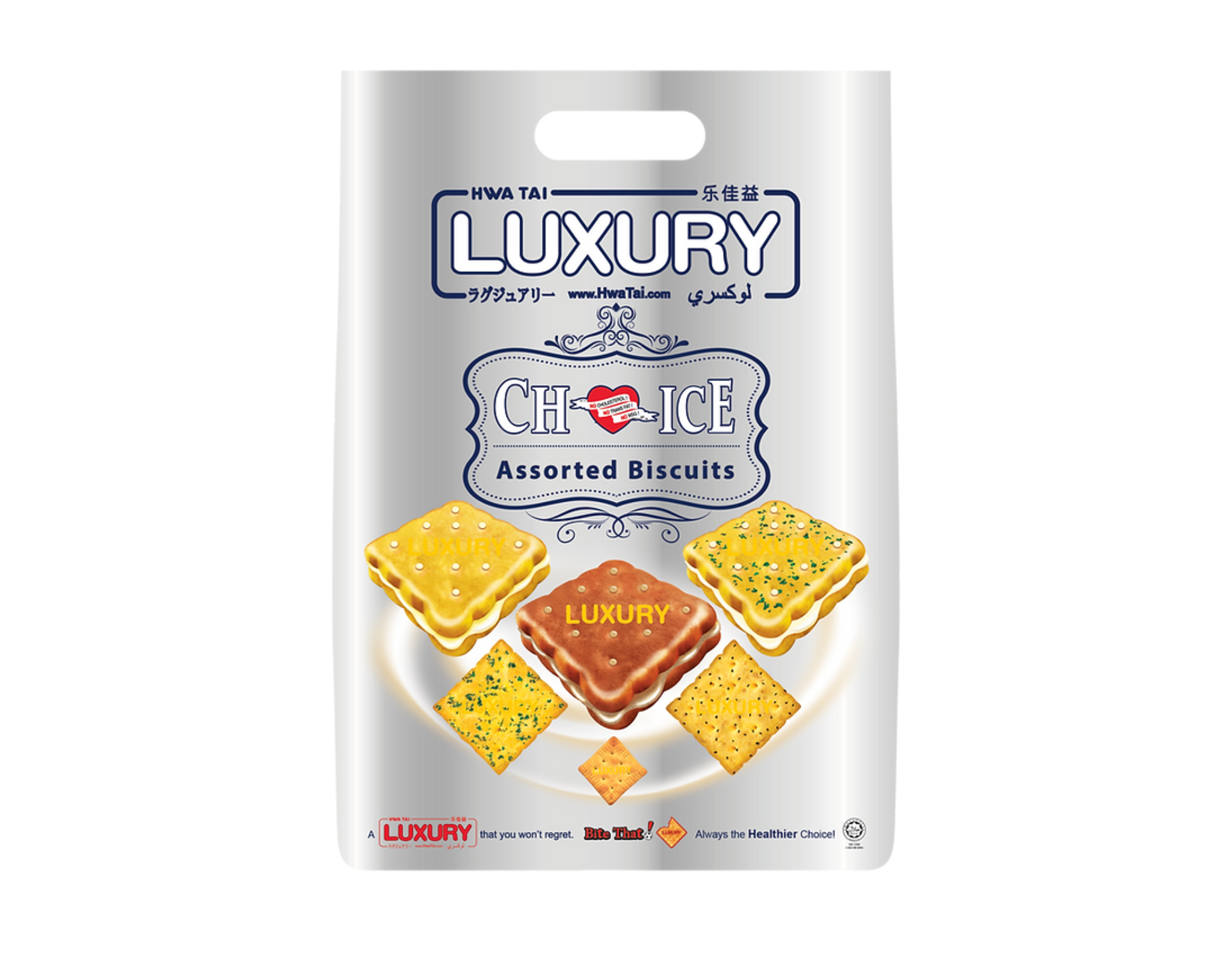 Hwa Tai Luxury Choice Assorted, 400 g - Delicious Biscuits