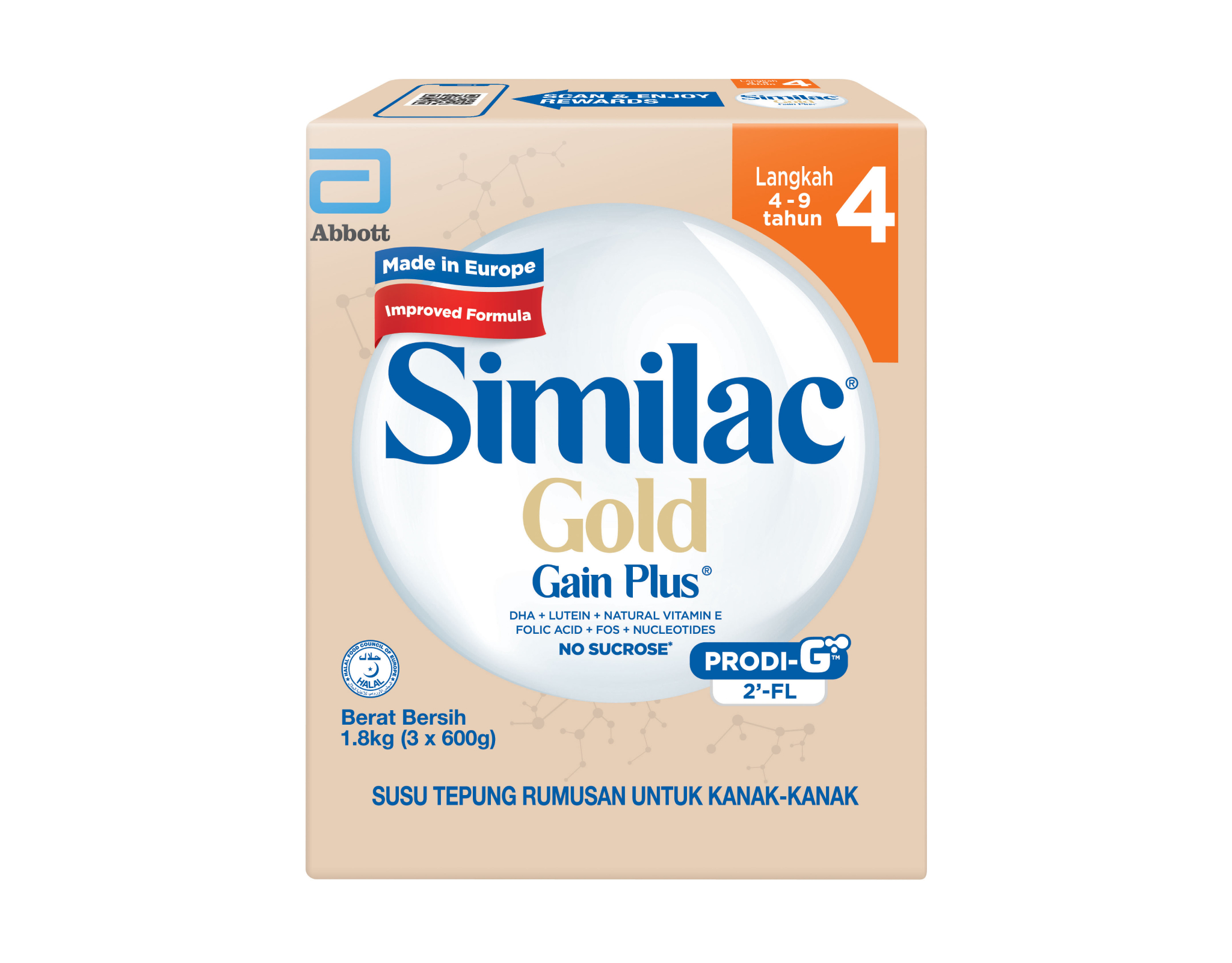 Similac Gold Gain Plus Step 4 (4 - 9 Year) | myaeon2go