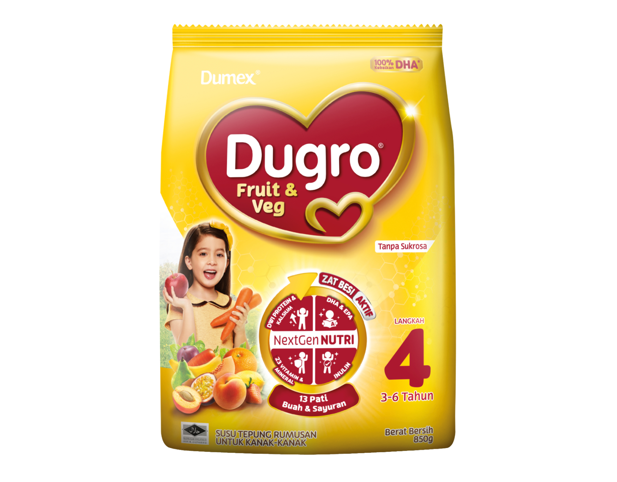 Dugro Step 4 Fruit & Vegetable Milk Powder | myaeon2go
