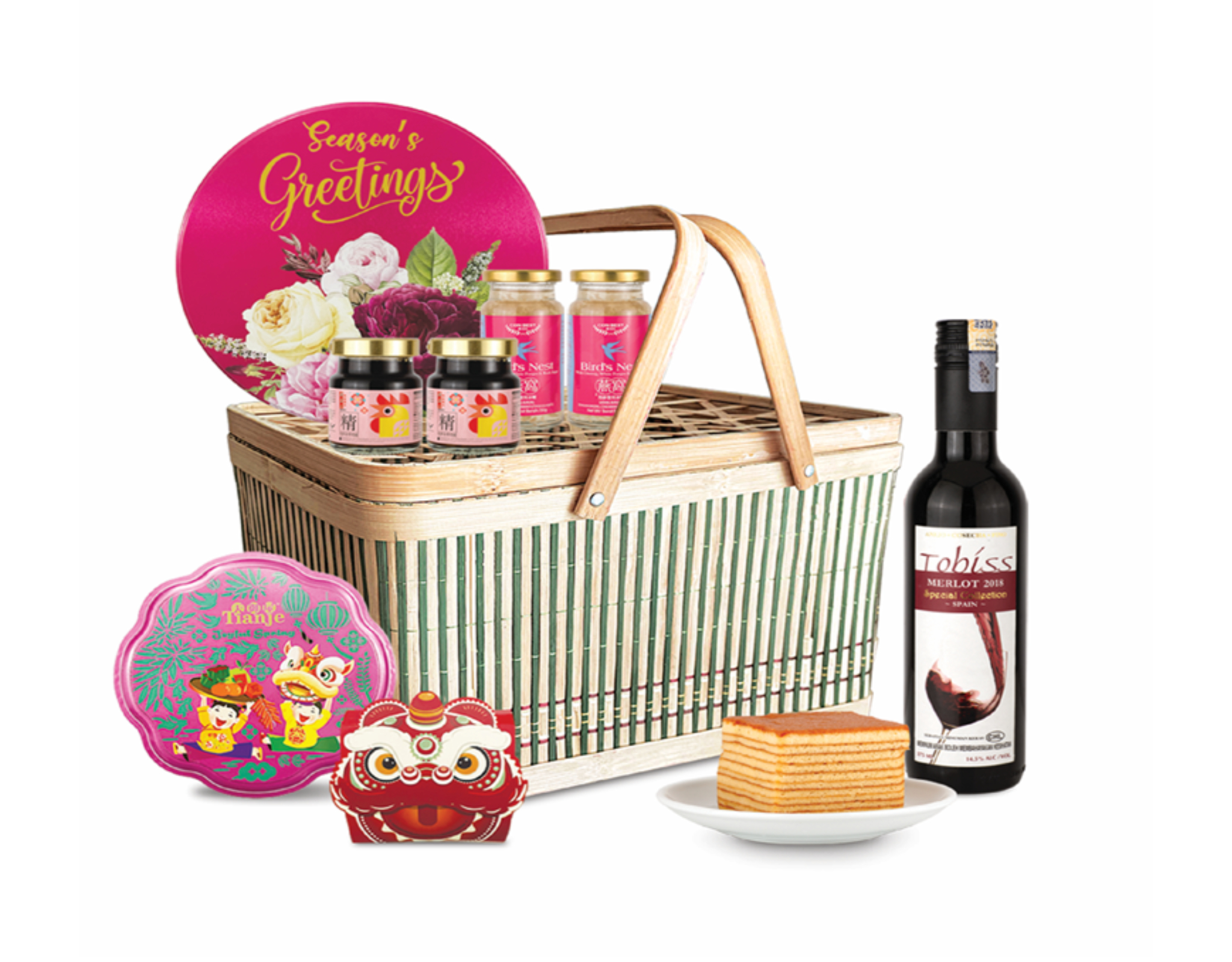Tian Je CNY Basket Hamper Auspicious | myaeon2go