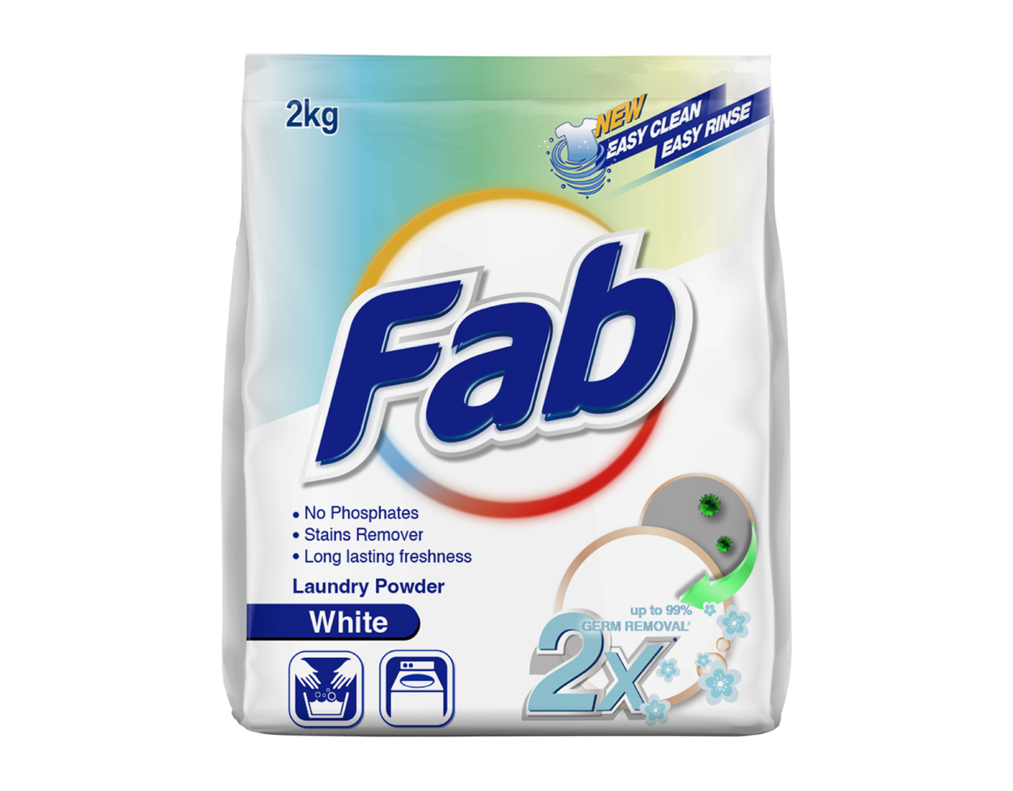 Fab Powder Detergent White | myaeon2go