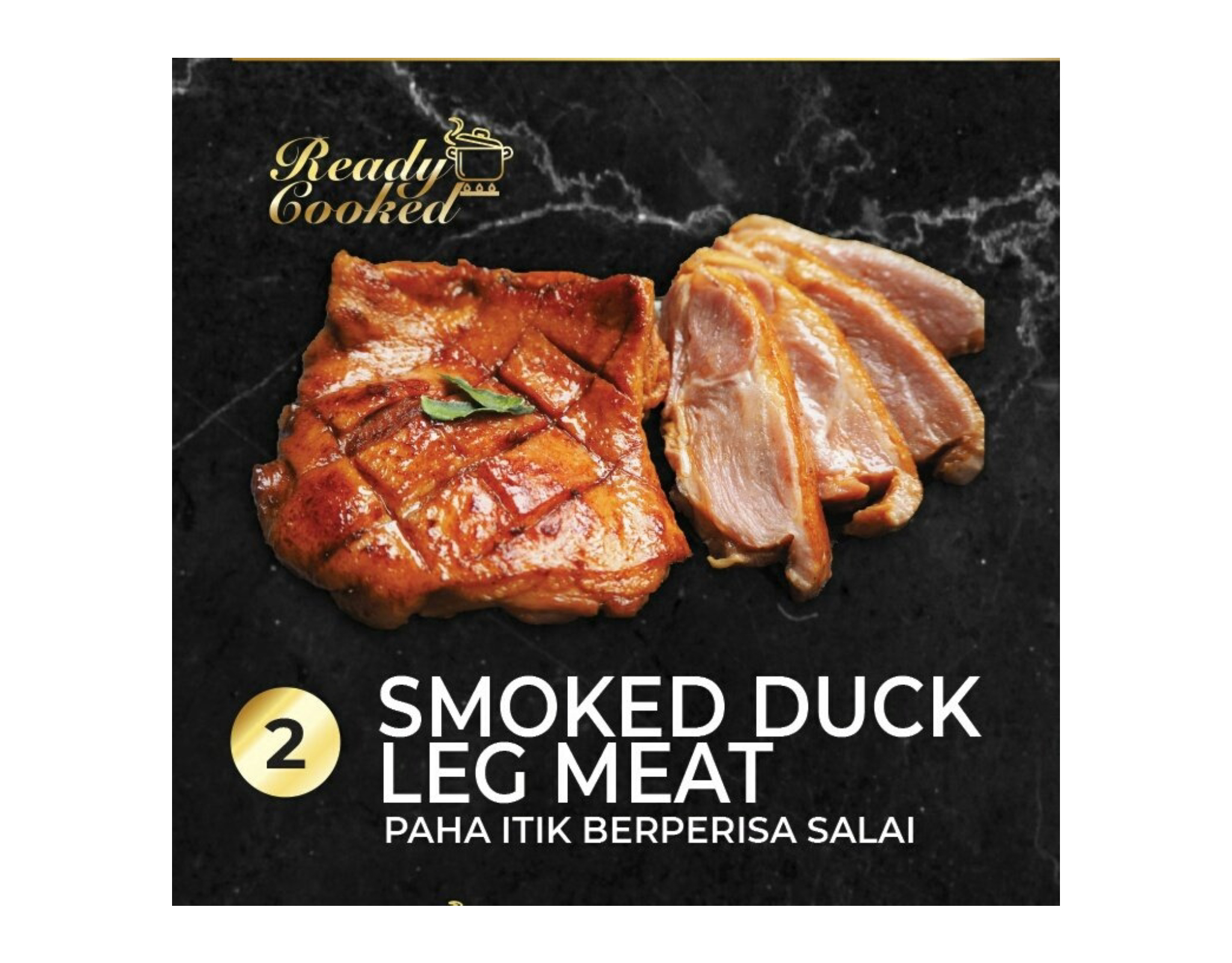 Ready Cooked Smoked Duck Leg Meat | myaeon2go