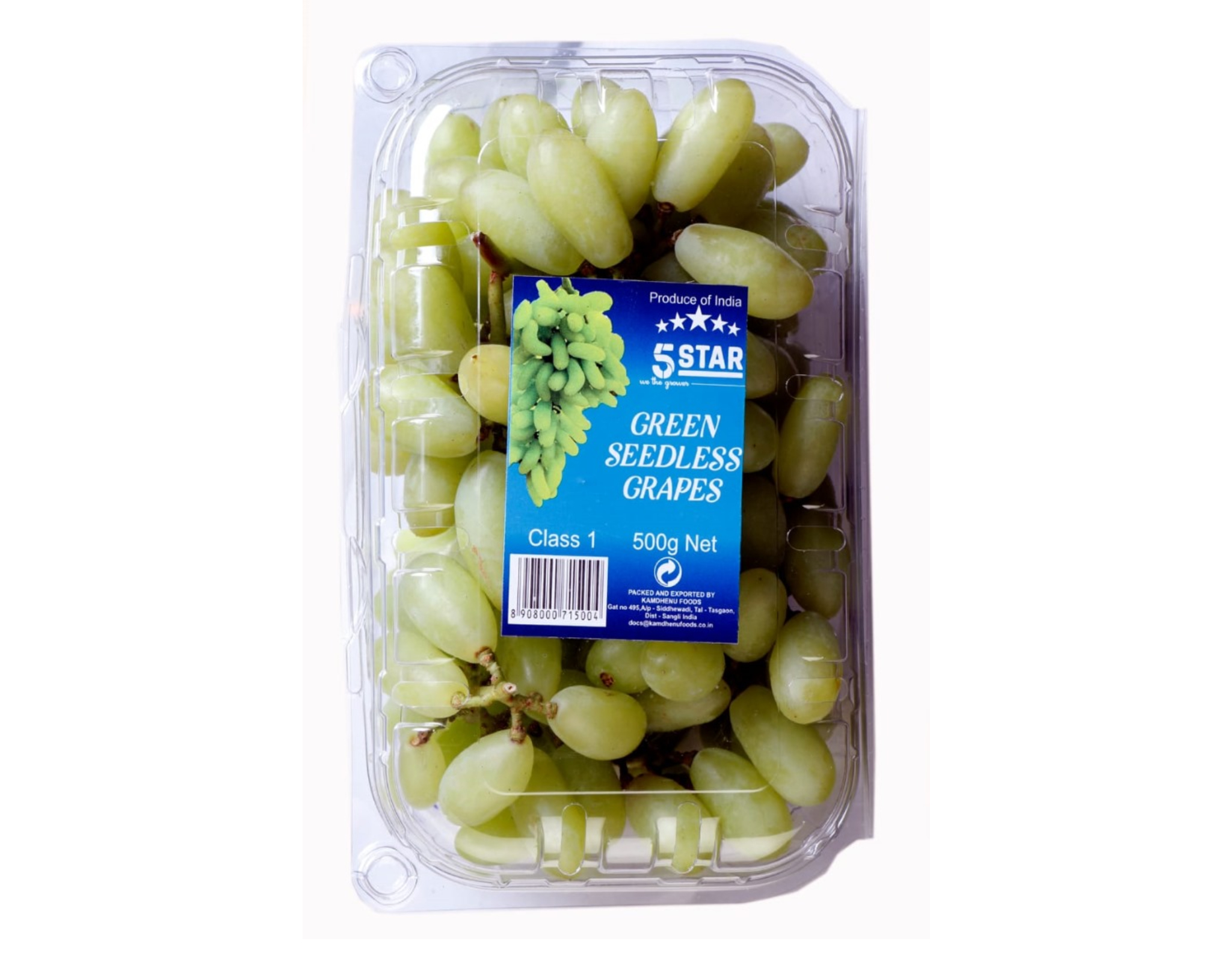 India Sonaka Green Seedless Grapes | myaeon2go