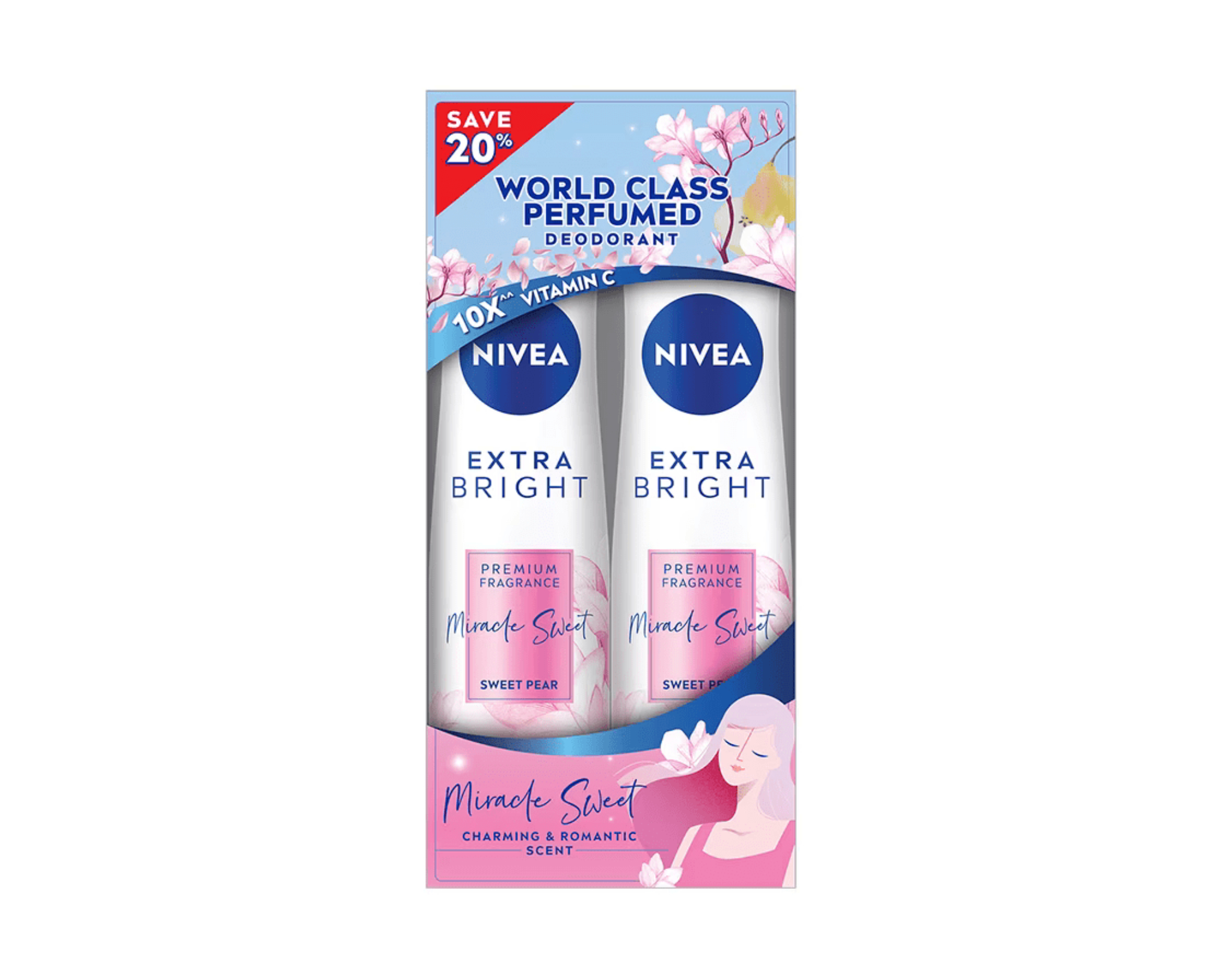 Nivea Extra Bright Miracle Sweet Spray | myaeon2go
