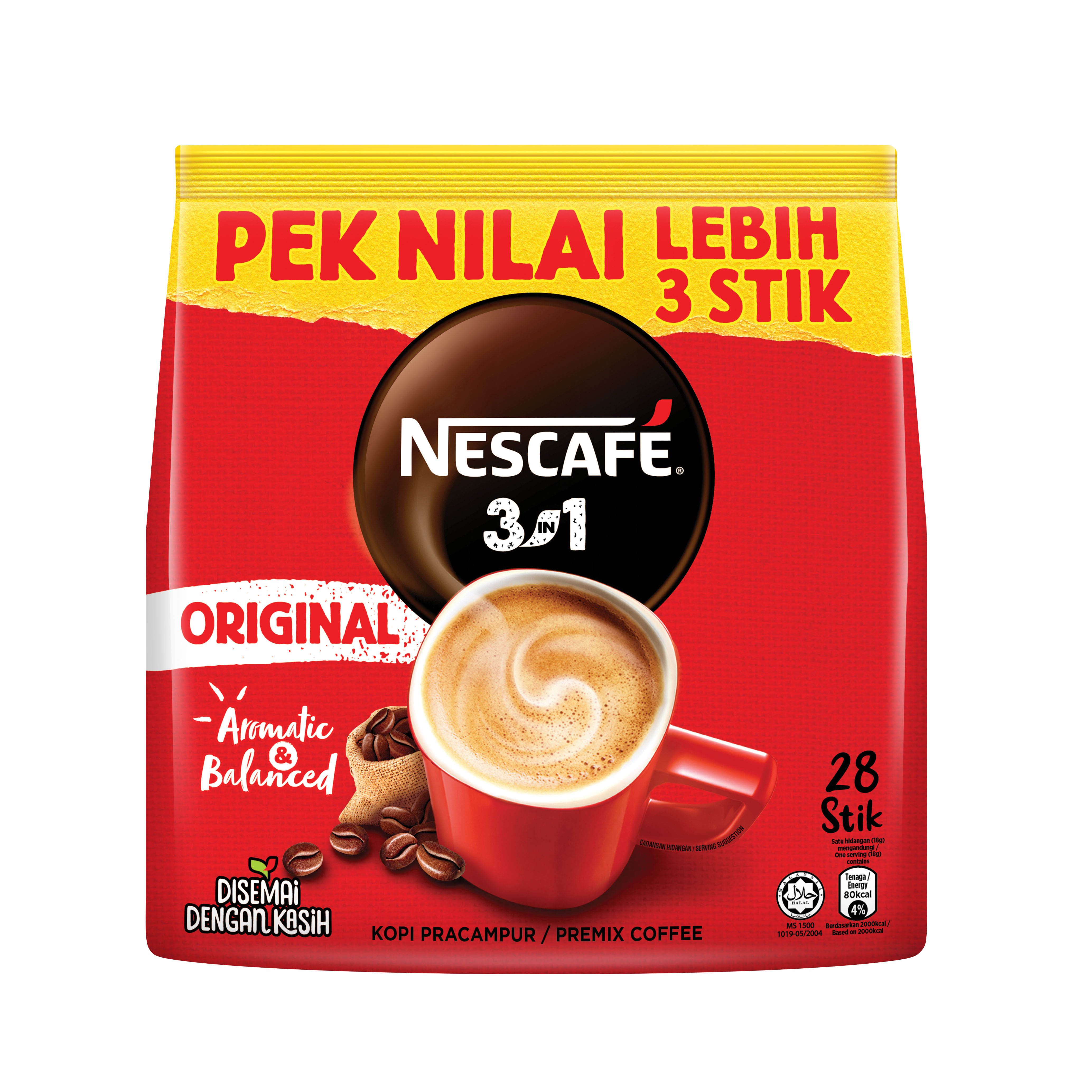 Nescafe 3-In-1 Original FOC 3's | myaeon2go