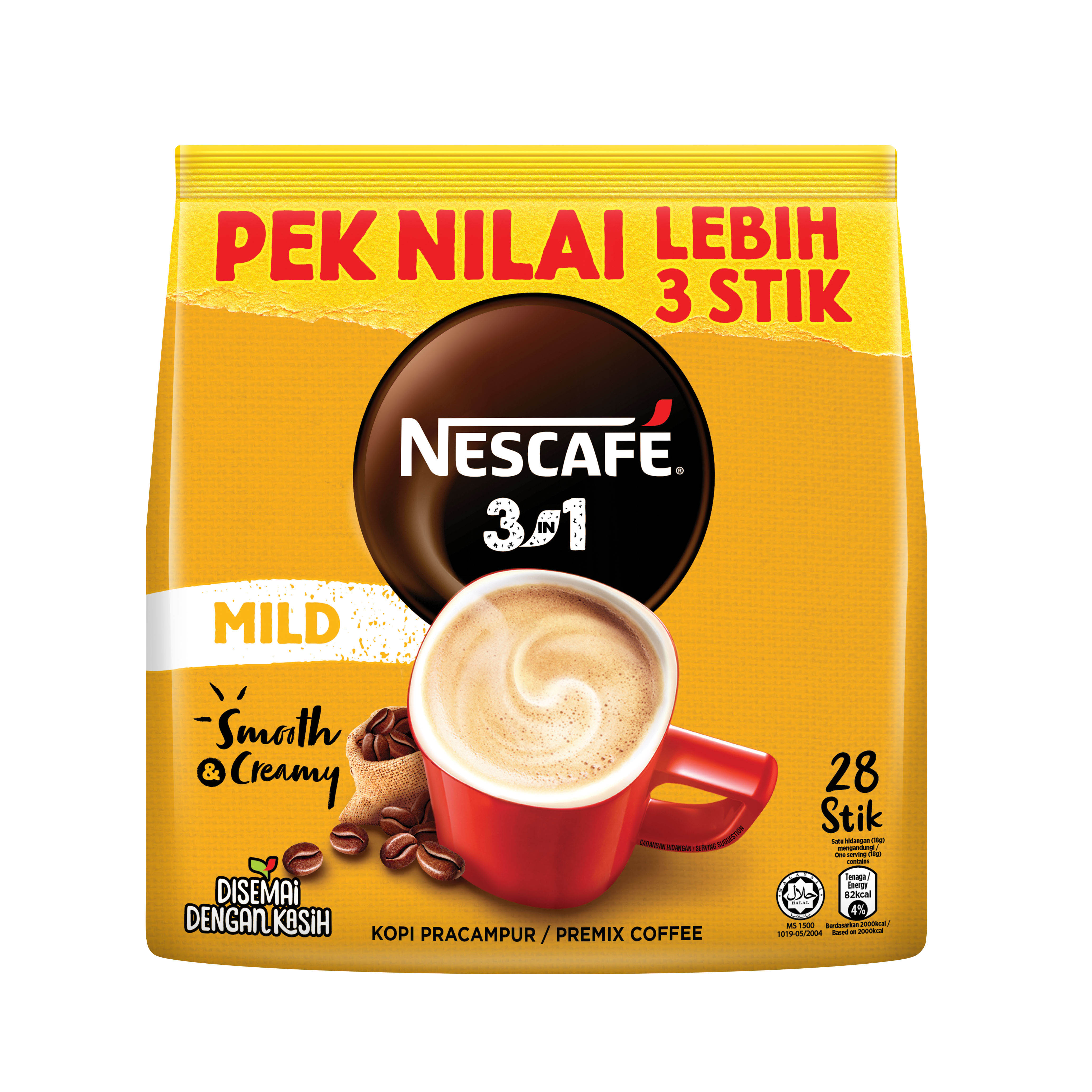Nescafe 3-In-1 Mild FOC 3's | myaeon2go