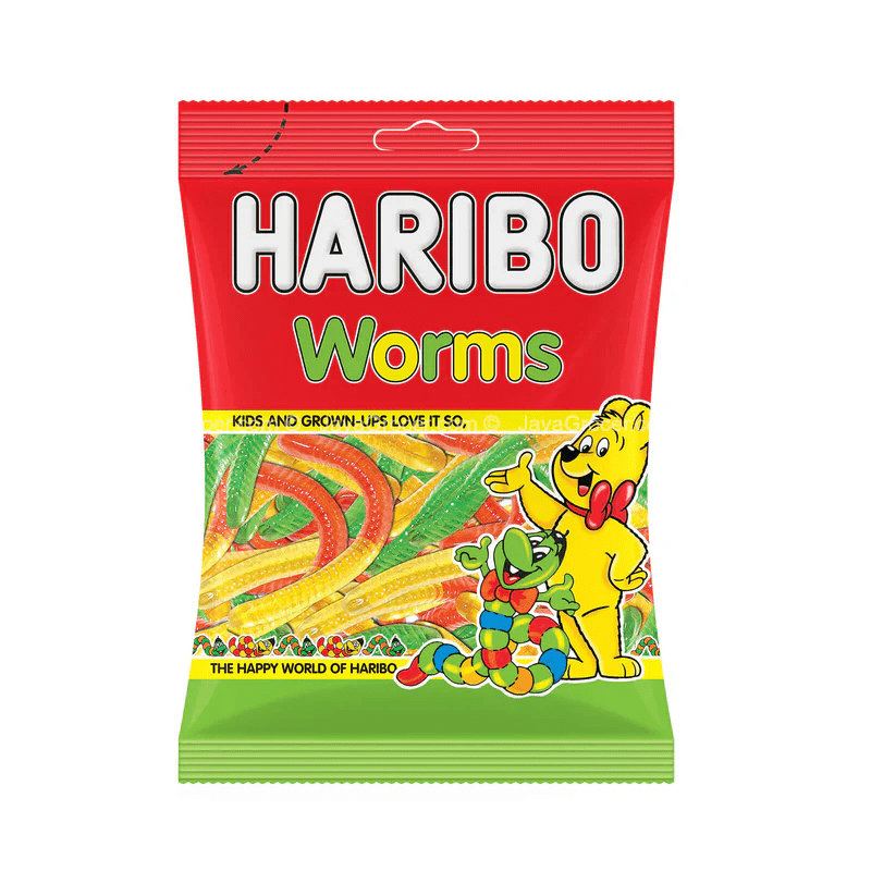 Haribo Worms Gummy Candy | myaeon2go