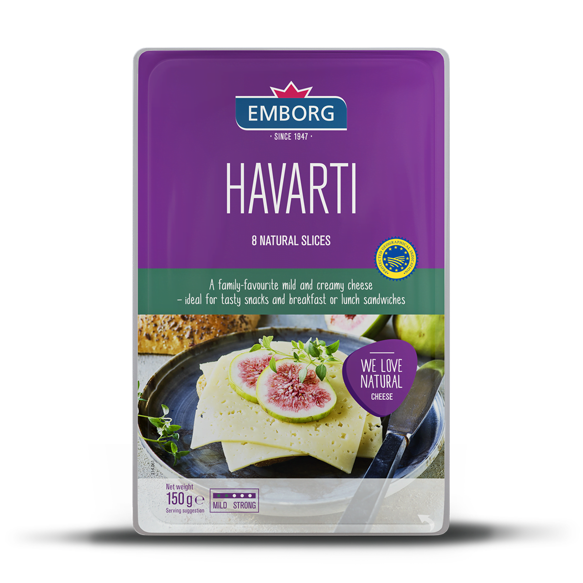 Emborg Natural Sliced Cheese Havarti | myaeon2go
