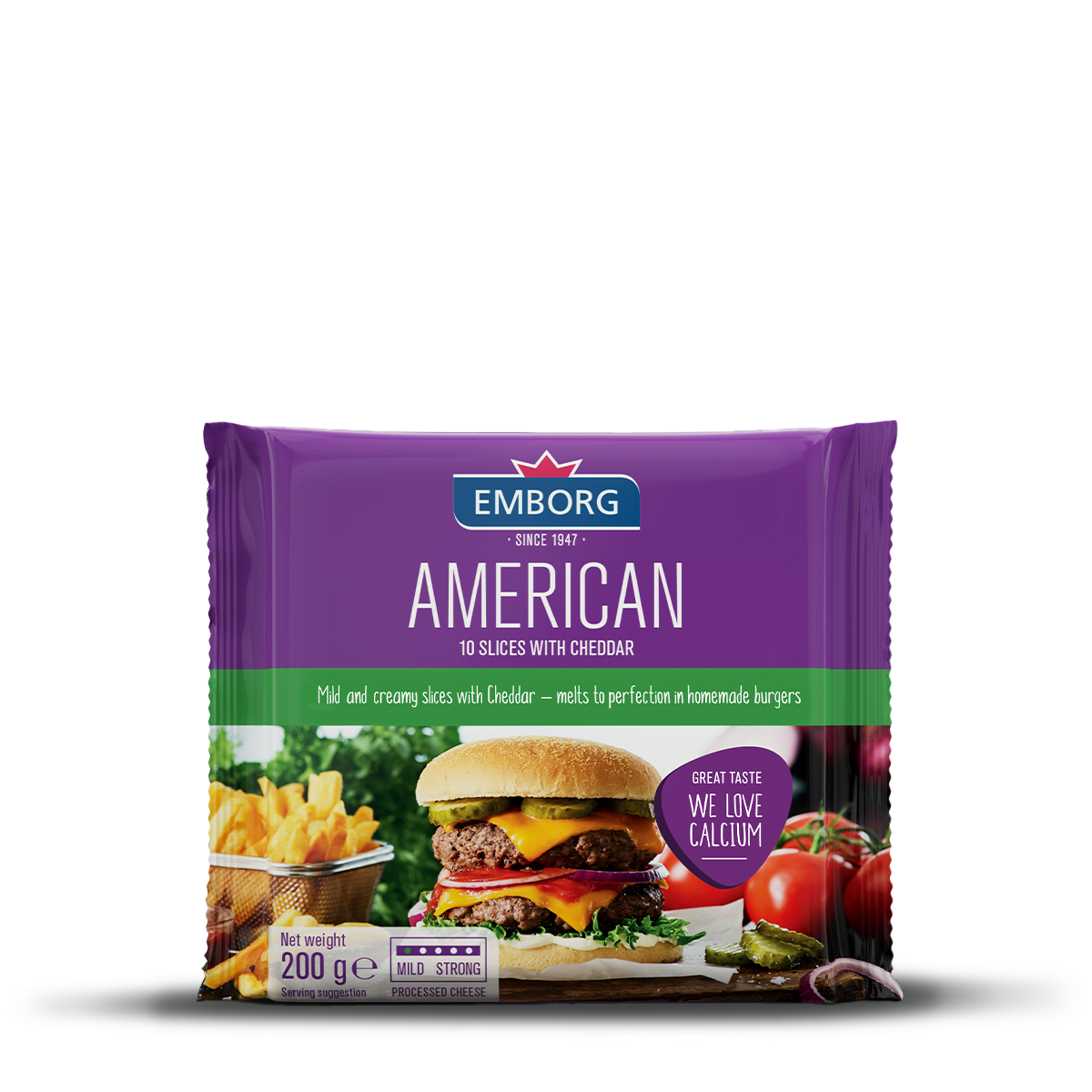 Emborg Processed Sliced Cheese American Cheddar | myaeon2go
